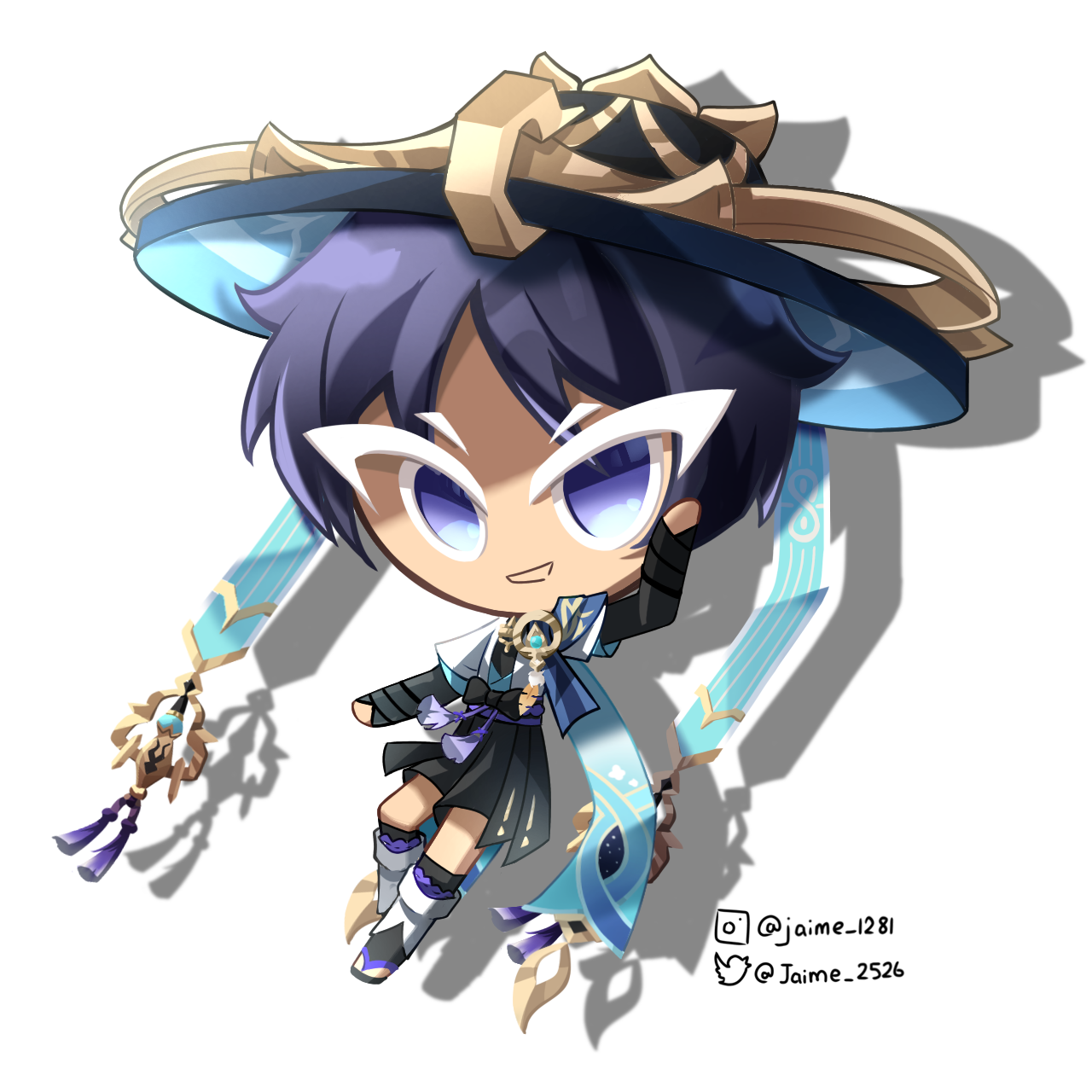 Wanderer in Cookie Run style Genshin Impact | HoYoLAB