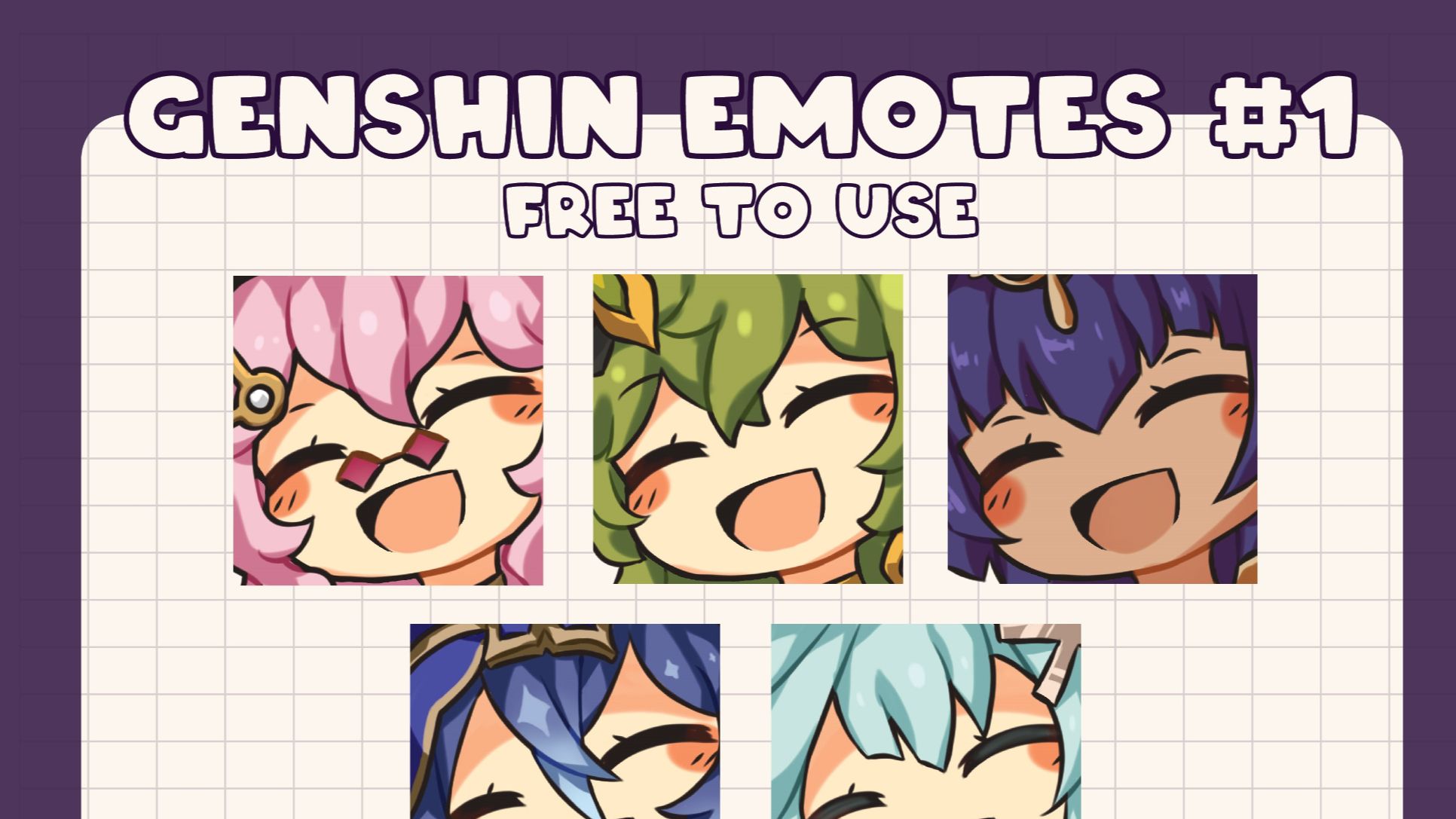 F2U Genshin Emotes #1 | Sumeru 4 star Girls Genshin Impact | HoYoLAB