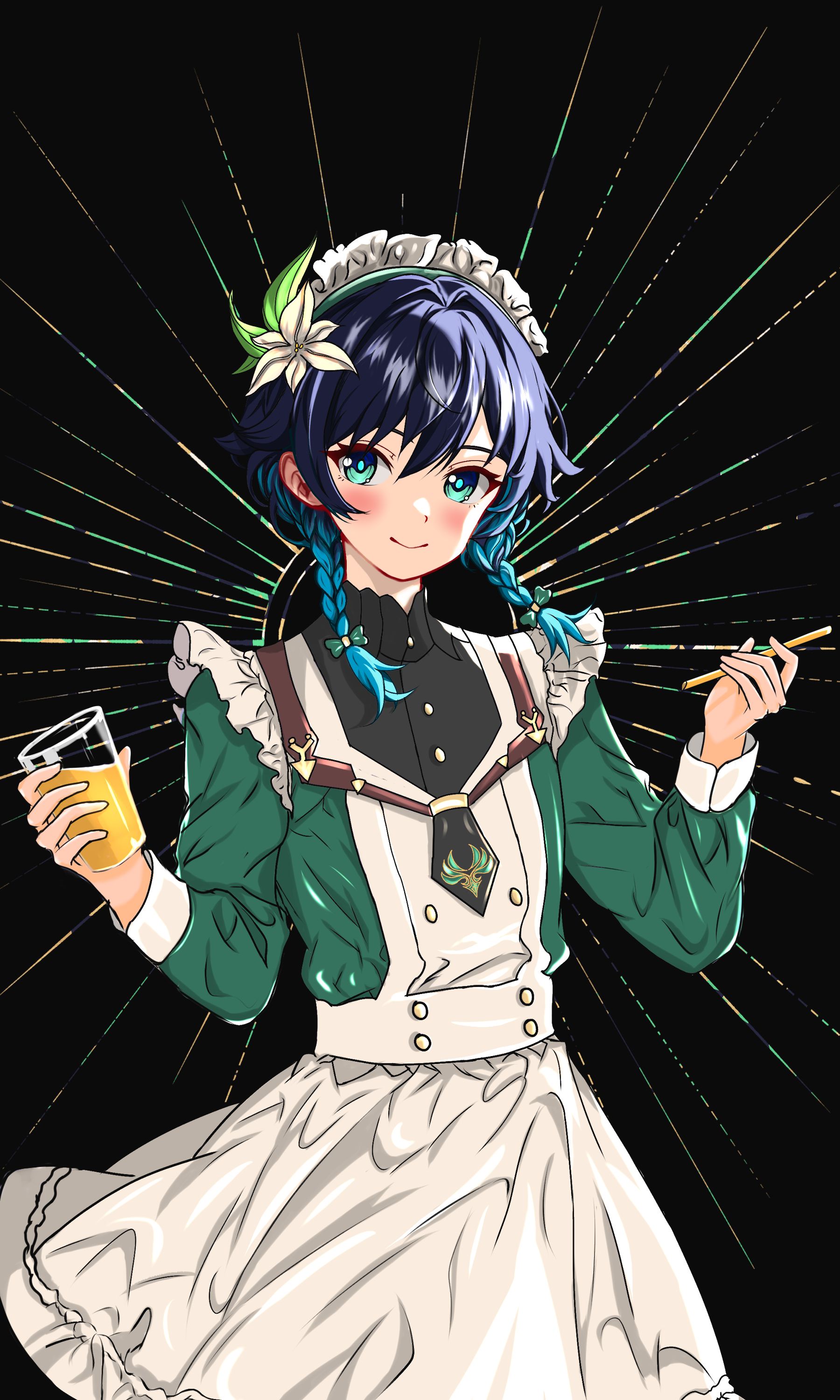 venti maid fanart Genshin Impact | HoYoLAB