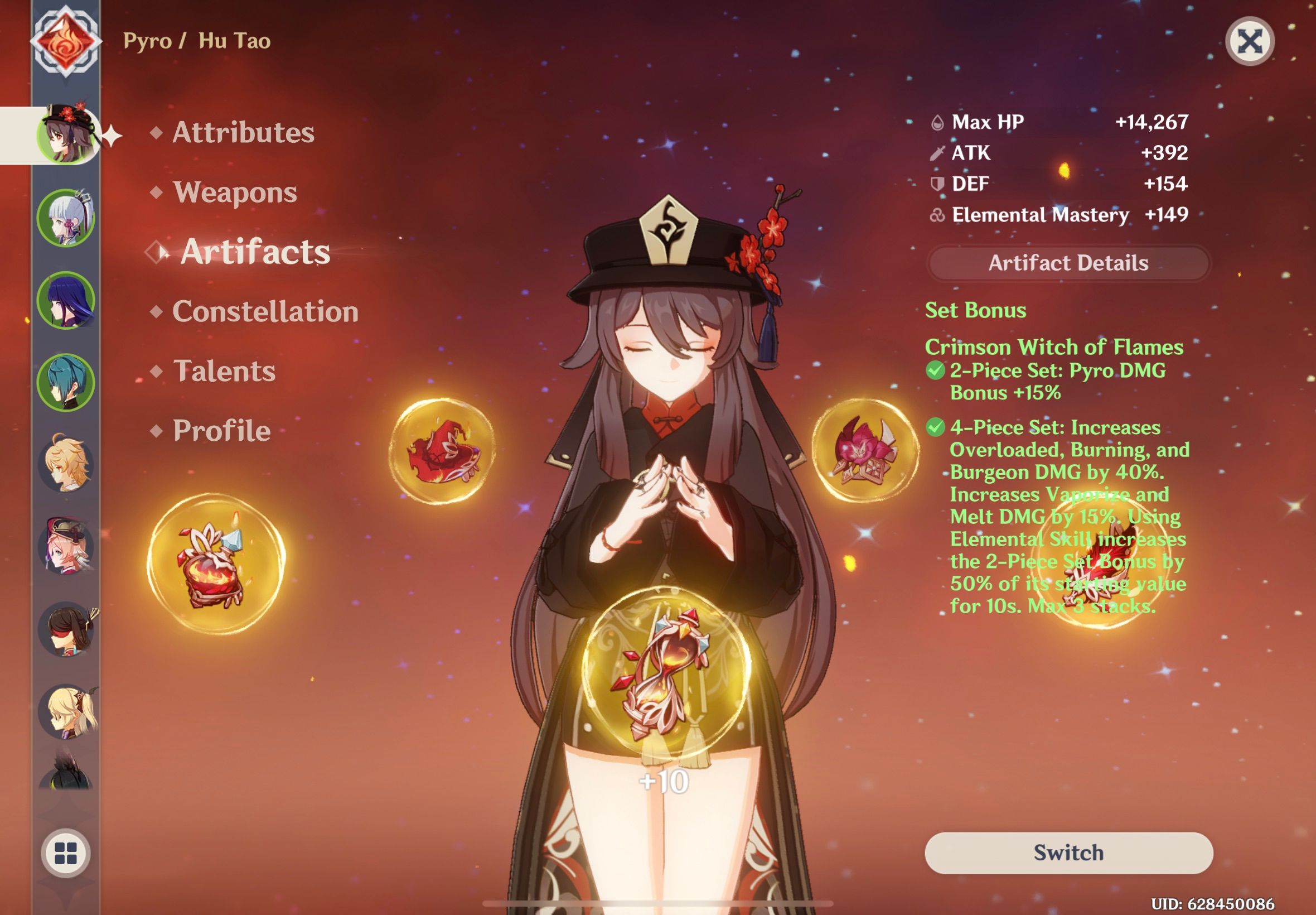 My hu tao build so far. Genshin Impact | HoYoLAB