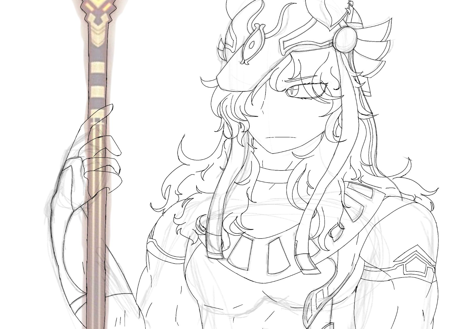 Working on some Cyno art~ Genshin Impact | HoYoLAB