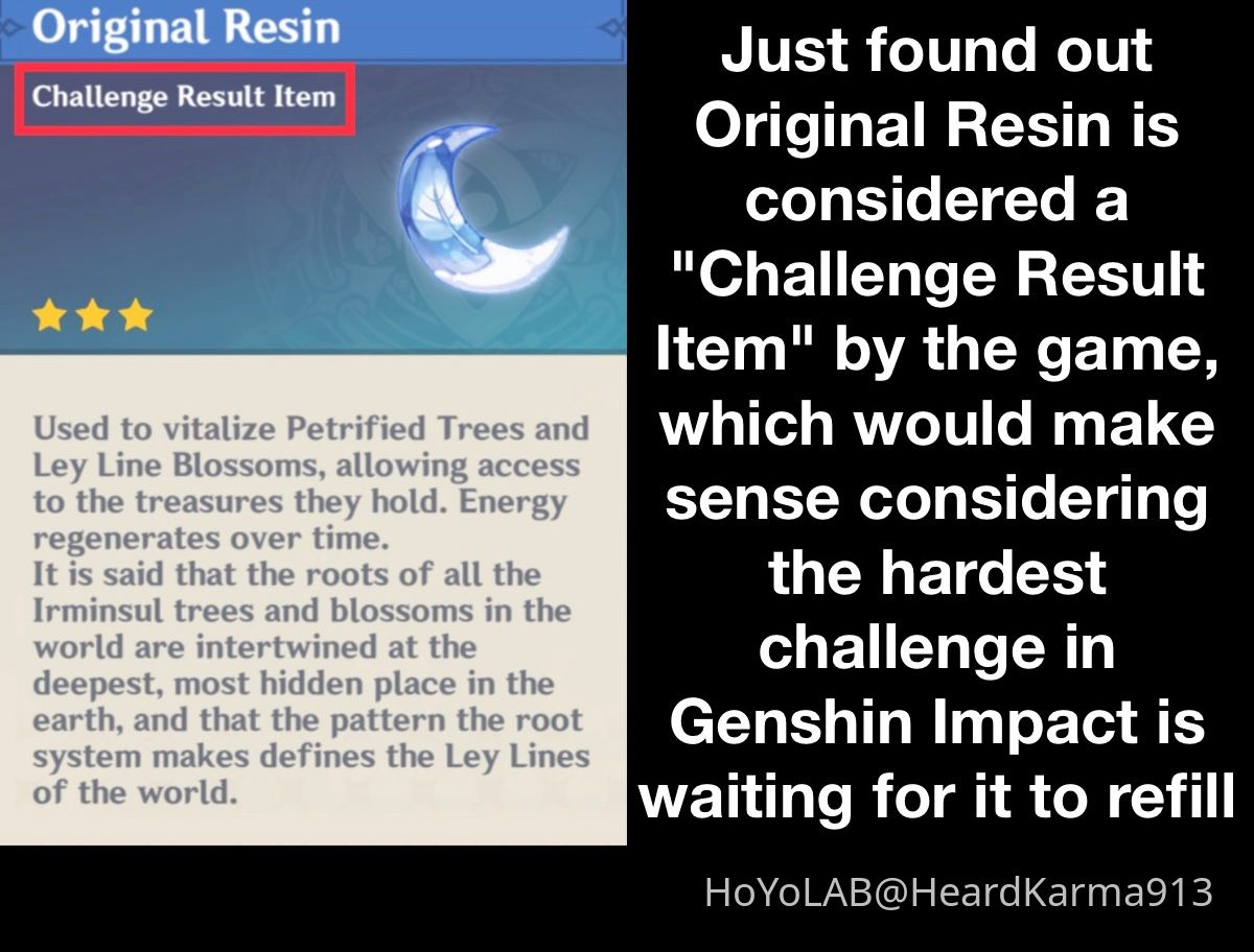 Original Resin Meme Genshin Impact | HoYoLAB