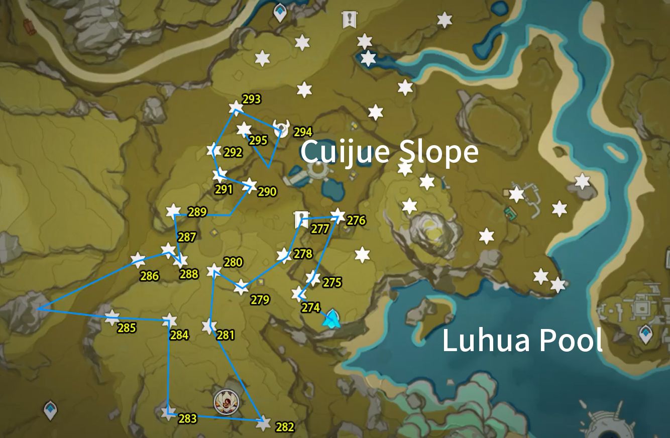 Liyue Chest Collection Guide 16 – Cuijue Slope Part 1 (#274-295 ...