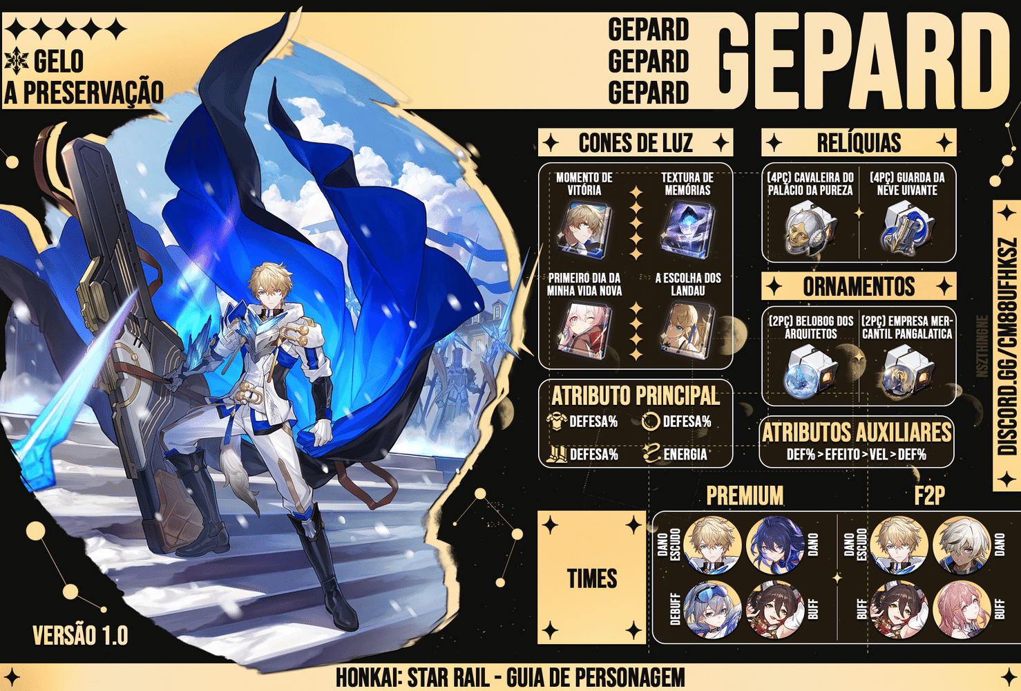Guia rápido de Honkai: Star Rail - Gepard Honkai: Star Rail | HoYoLAB