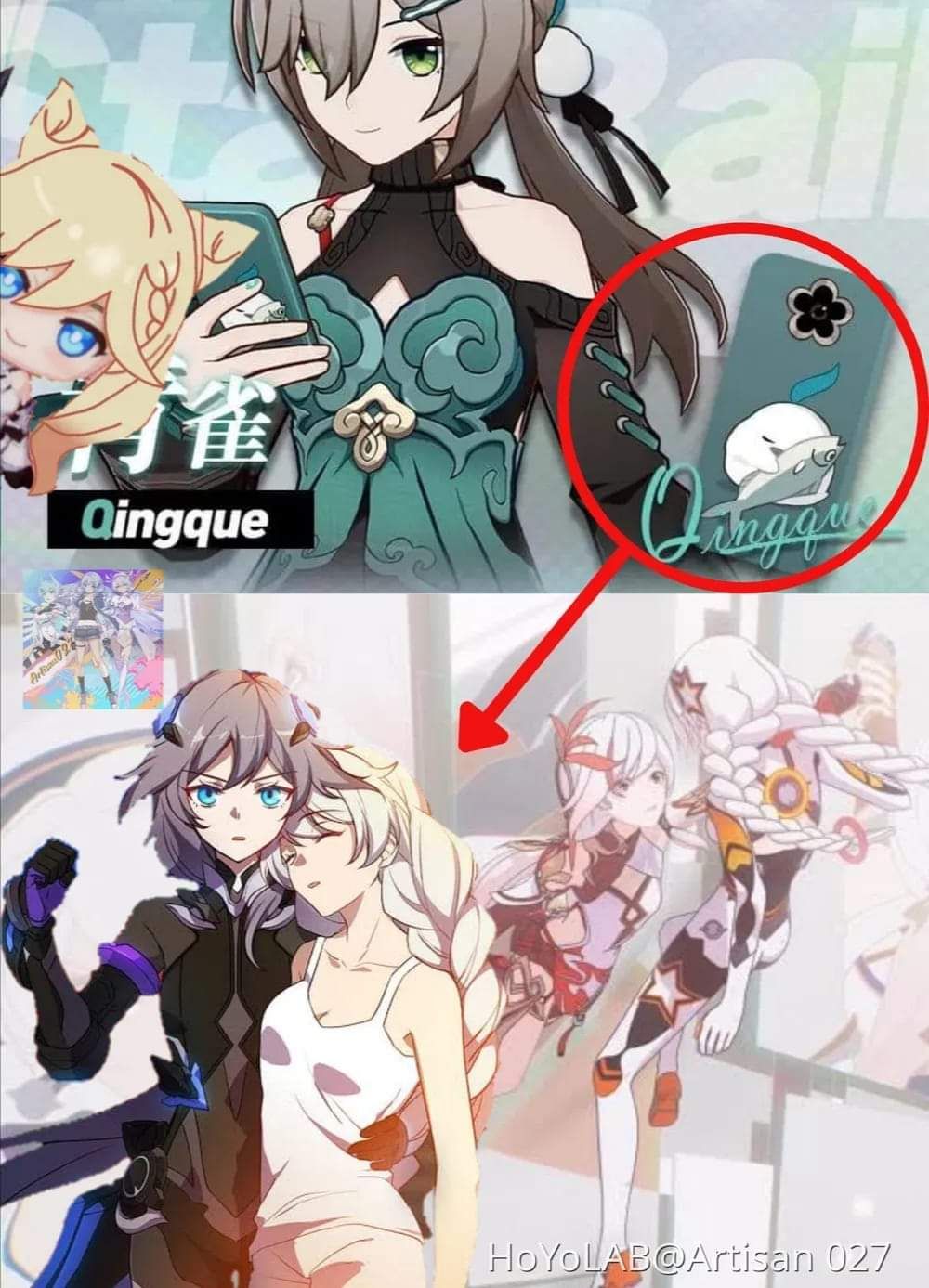 A rare picture of a chicken holding a tuna..😺 Honkai Impact 3rd | HoYoLAB