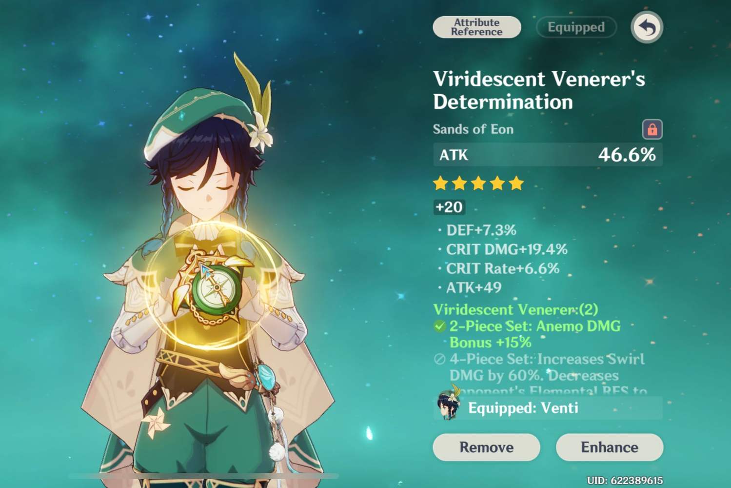 Current Venti DPS Build 🏹 Genshin Impact | HoYoLAB