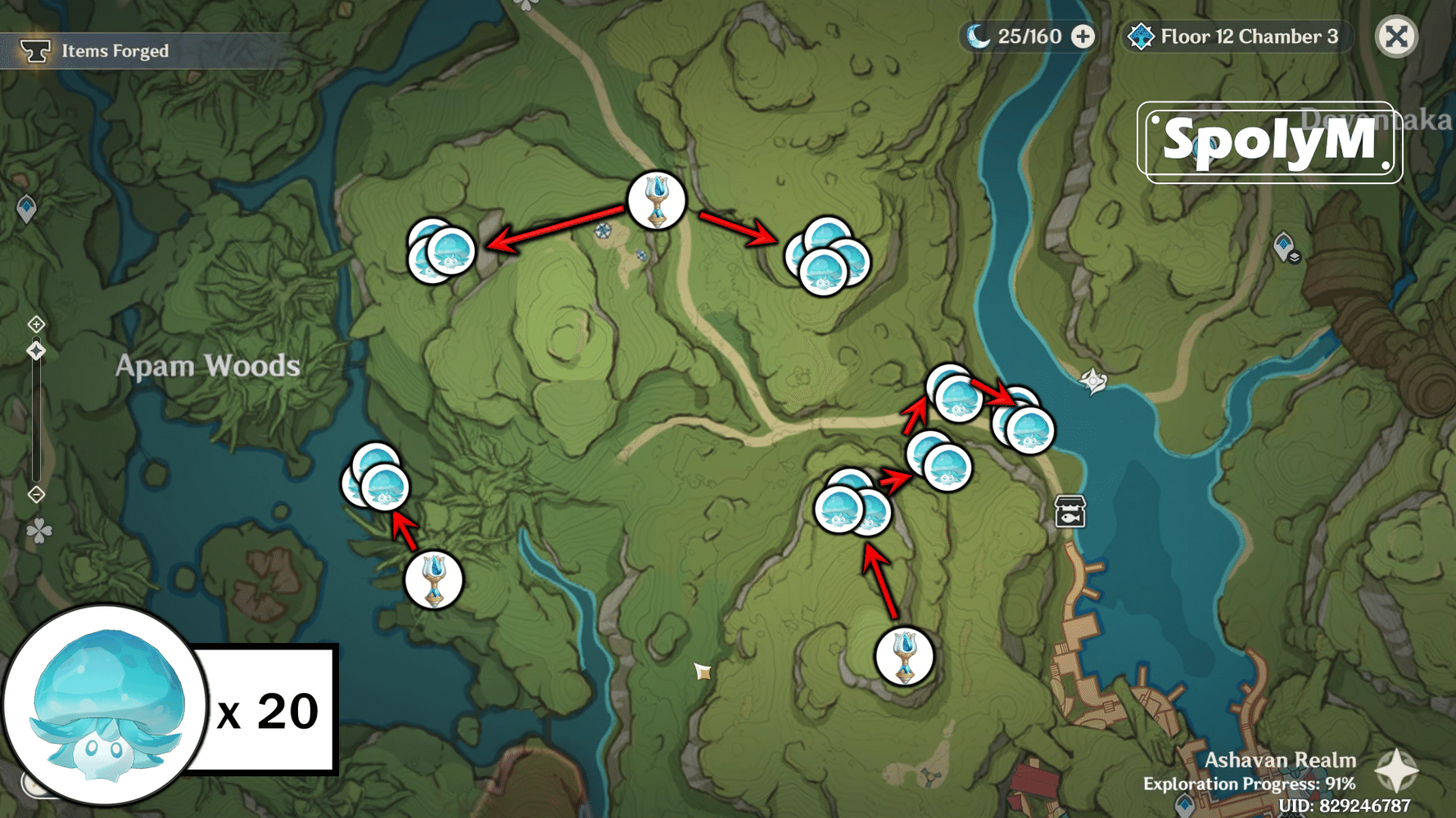 All Fungi Locations in Sumeru - Outdoors Area Only (Maps and Video ...