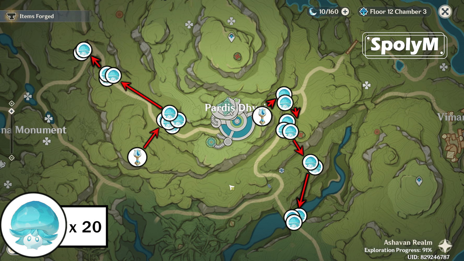 All Fungi Locations in Sumeru - Outdoors Area Only (Maps and Video ...