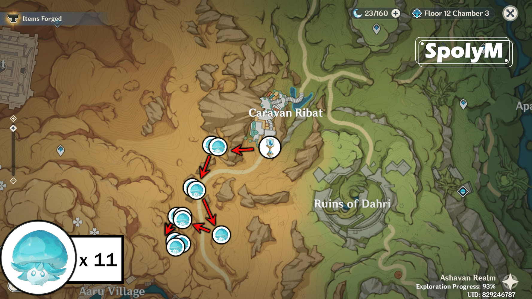 All Fungi Locations in Sumeru - Outdoors Area Only (Maps and Video ...