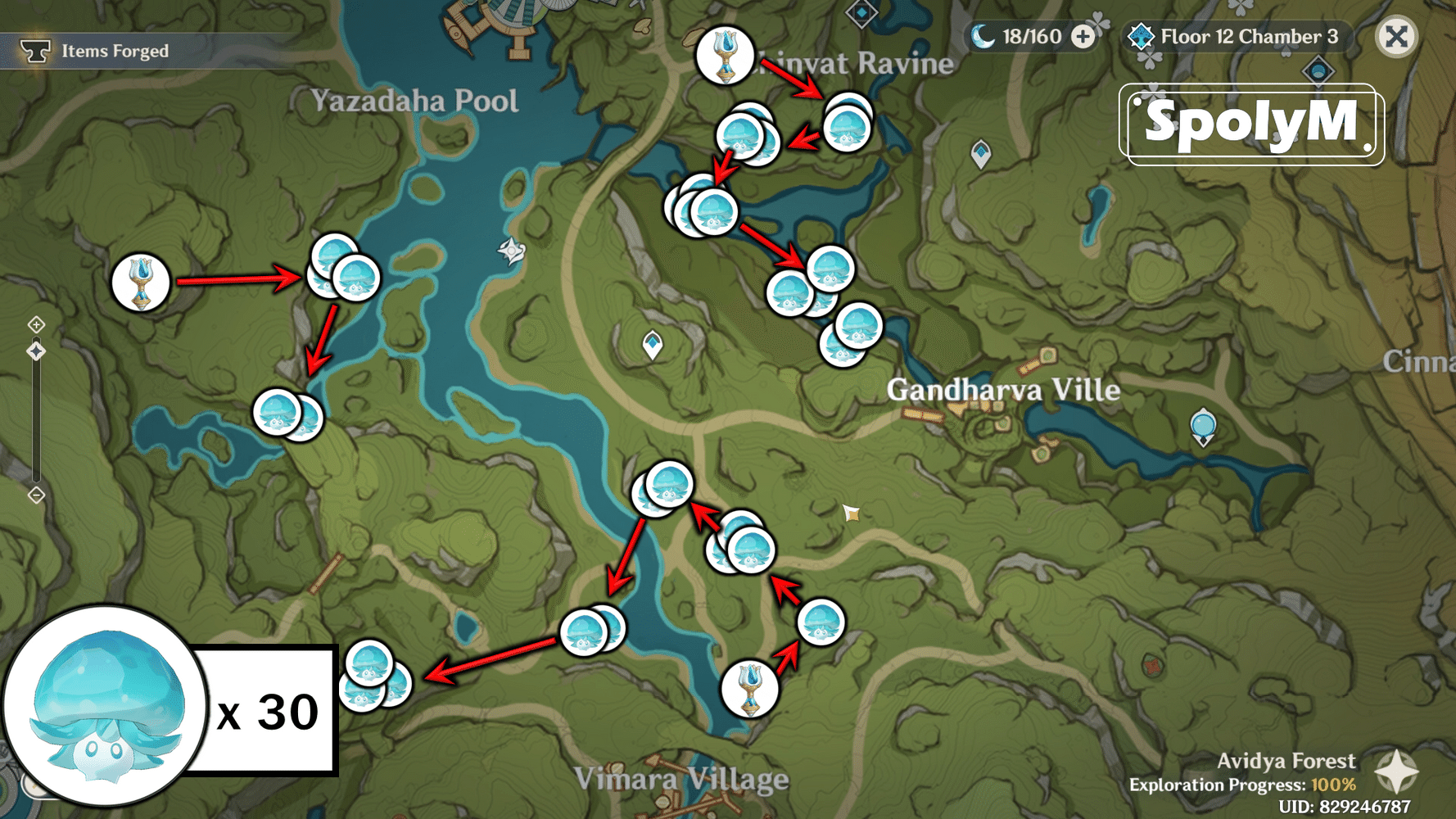 All Fungi Locations in Sumeru - Outdoors Area Only (Maps and Video ...