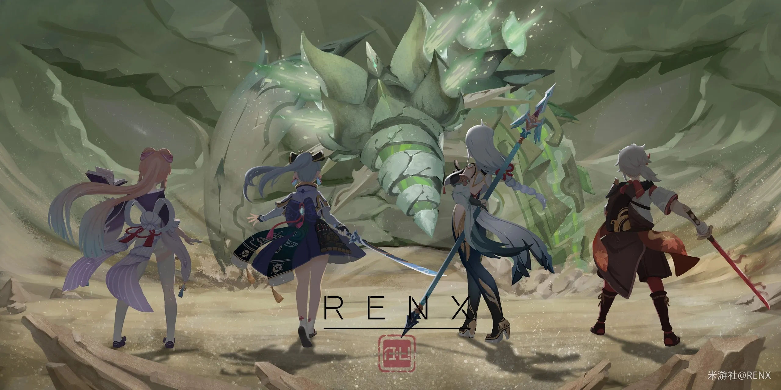 Богоподобный фан-арт от : RENX Genshin Impact | HoYoLAB