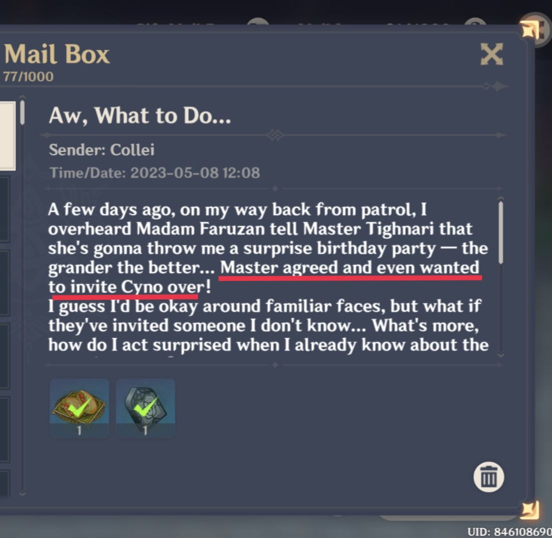 Cynari confirmed?!? Genshin Impact | HoYoLAB