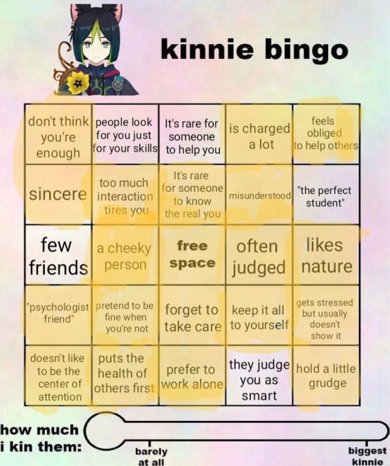 Tighnari kinnie bingo cause why not 🍃💚 Genshin Impact | HoYoLAB