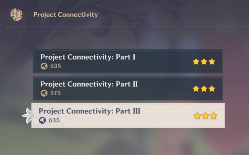 What's your best Project Connectivity score? ️ Genshin Impact | HoYoLAB
