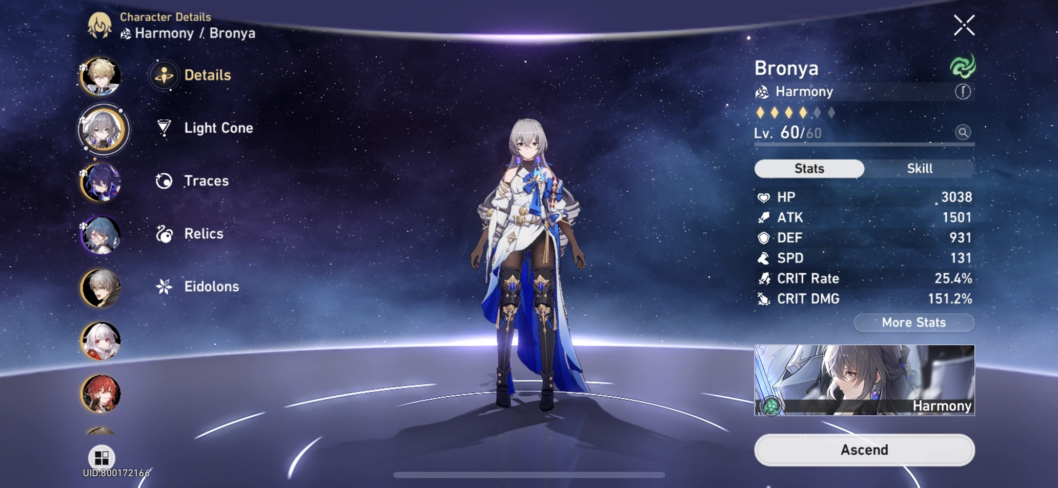 Bronya Build Showcase (151% Crit Dmg) 🤯😱 Honkai: Star Rail | HoYoLAB