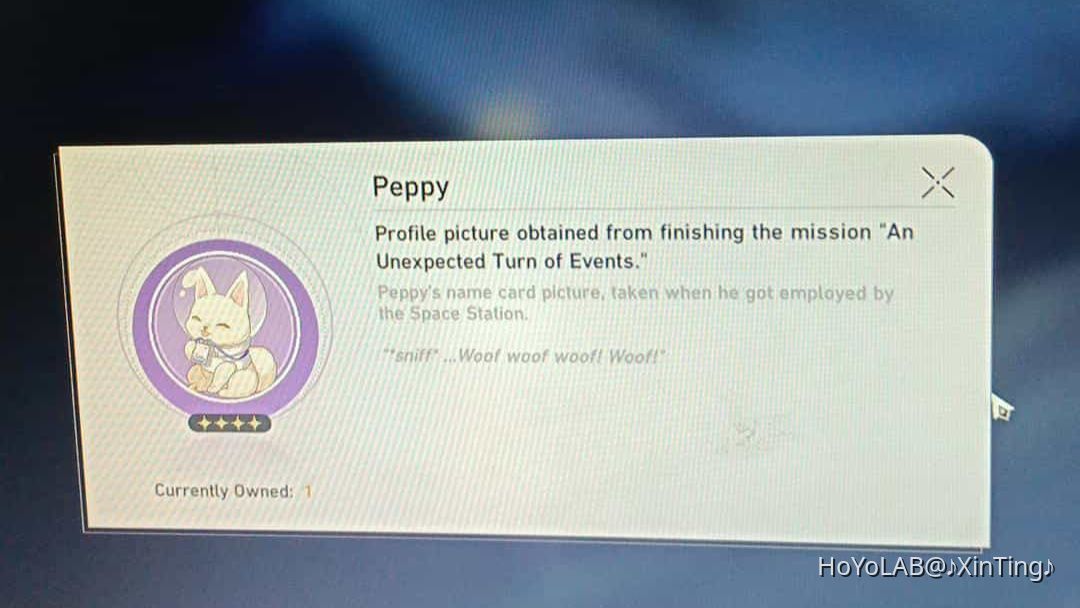 Peppy profile Honkai: Star Rail | HoYoLAB