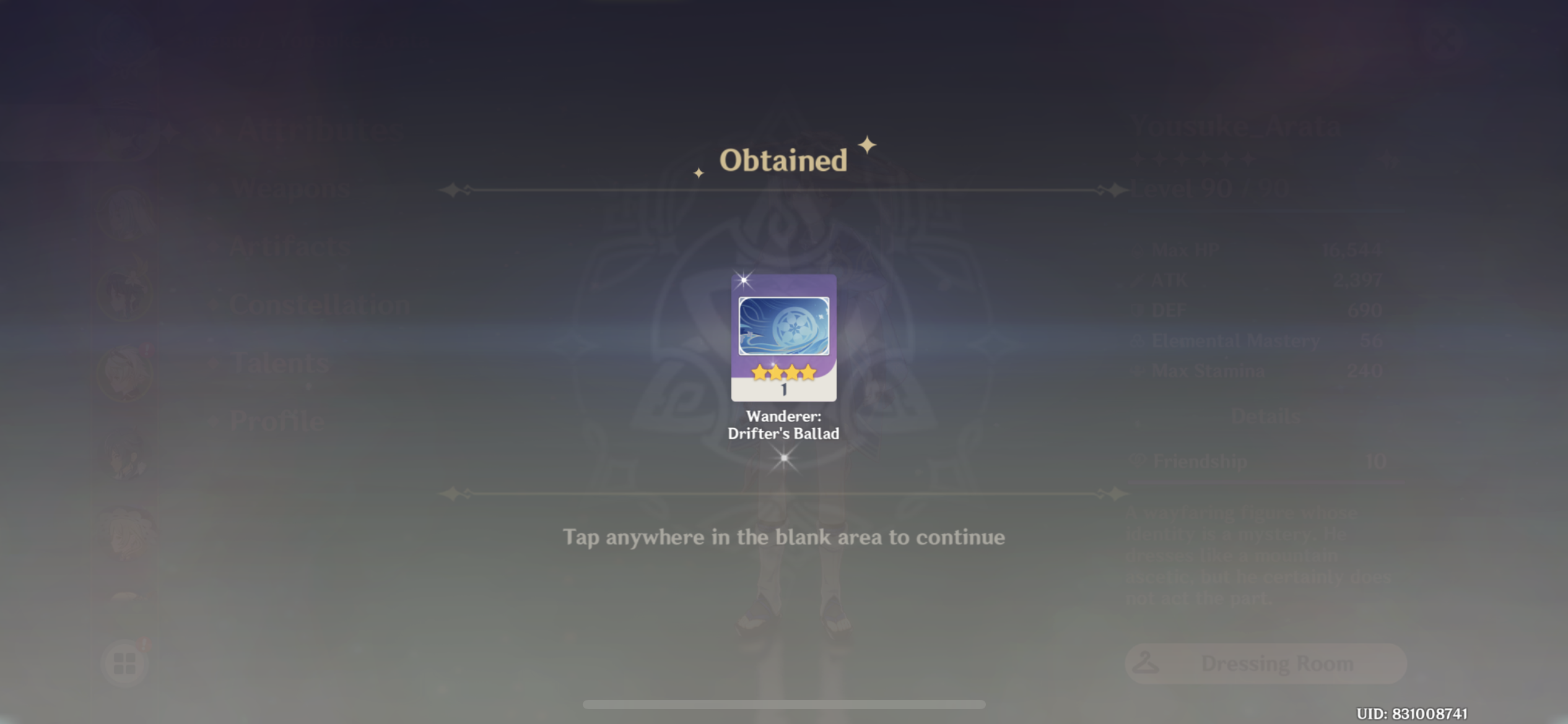 Friendship Level 10! 』- Wanderer Genshin Impact | HoYoLAB