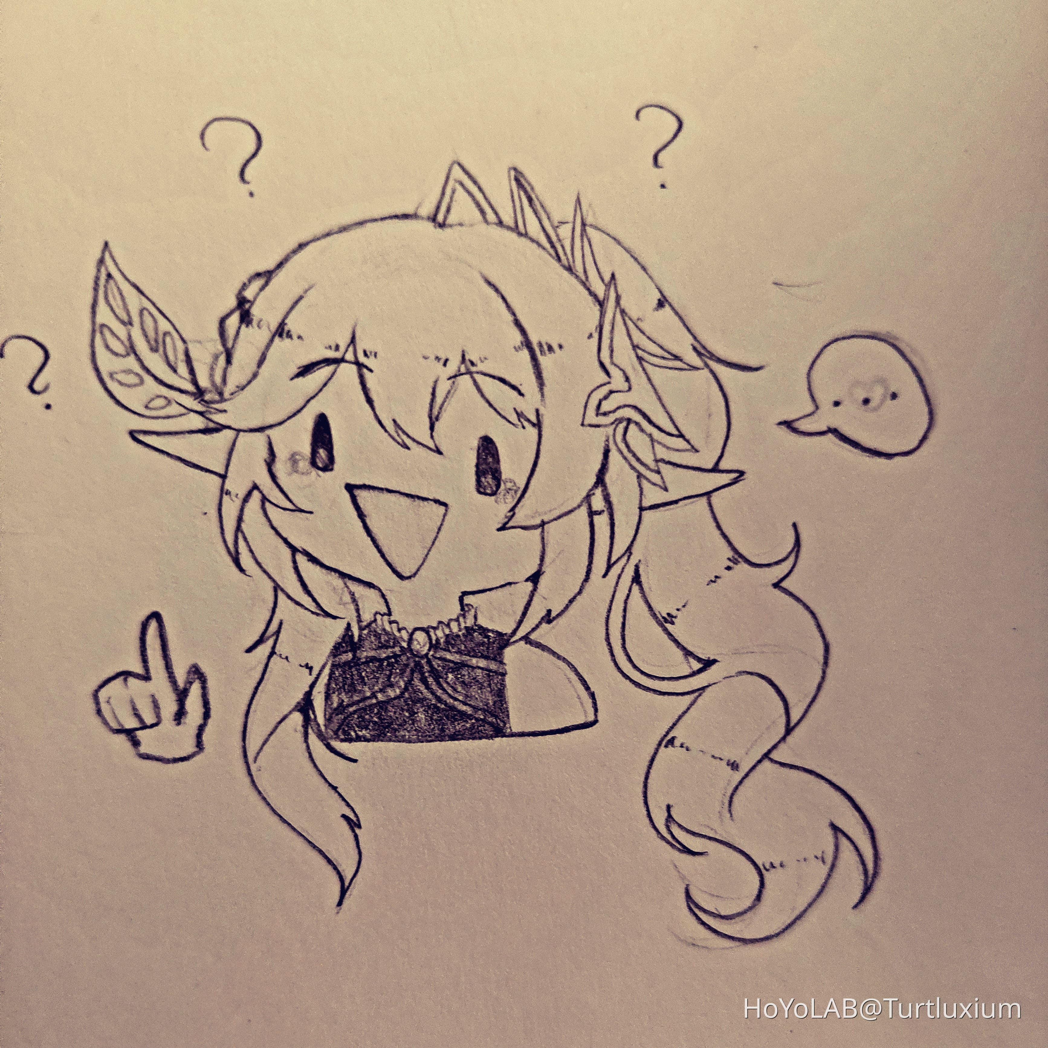 Confused Chibi Radish Genshin Impact | HoYoLAB