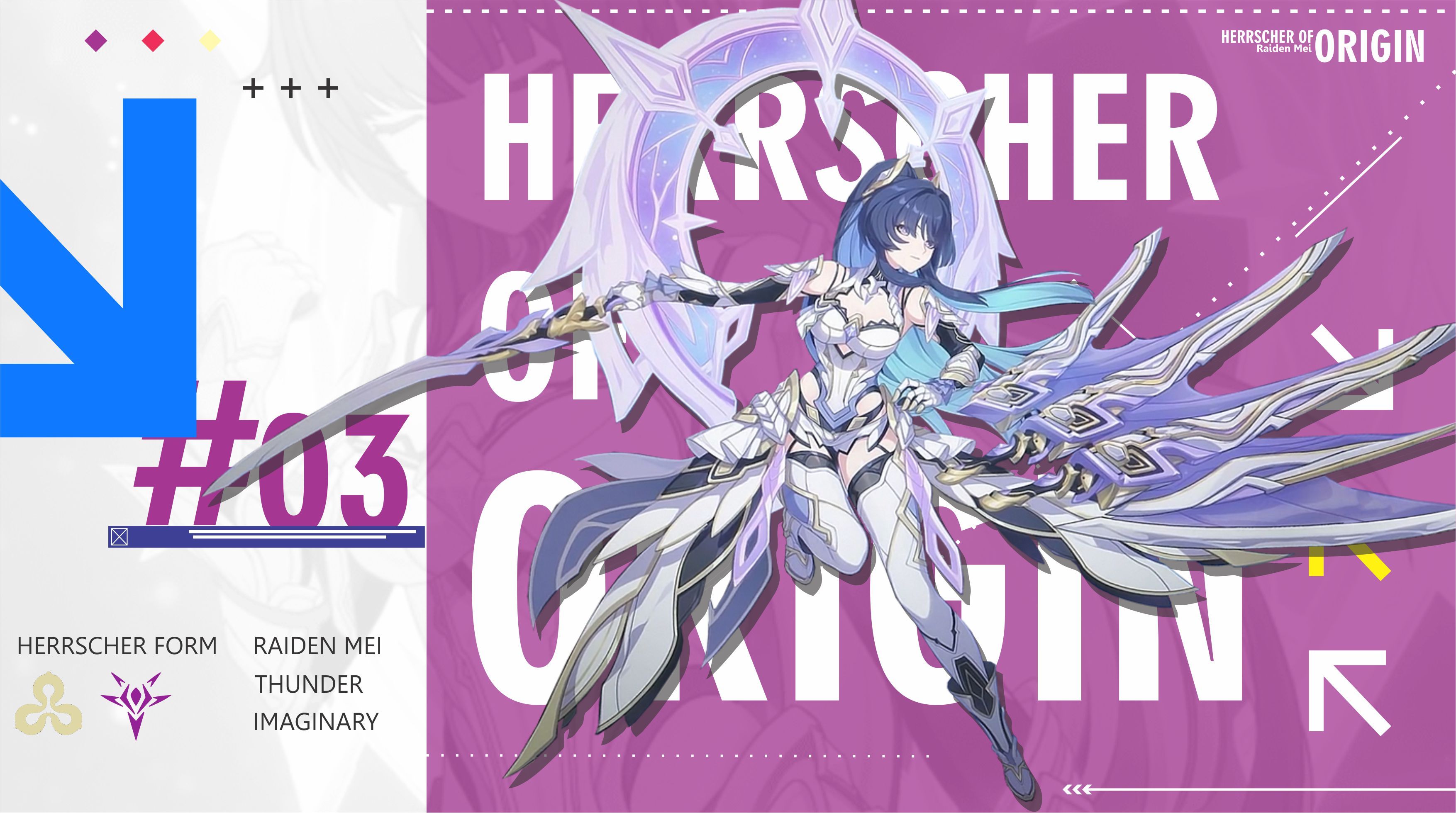 Wallpaper for PC RAIDEN MEI Origin Honkai Impact 3rd | HoYoLAB