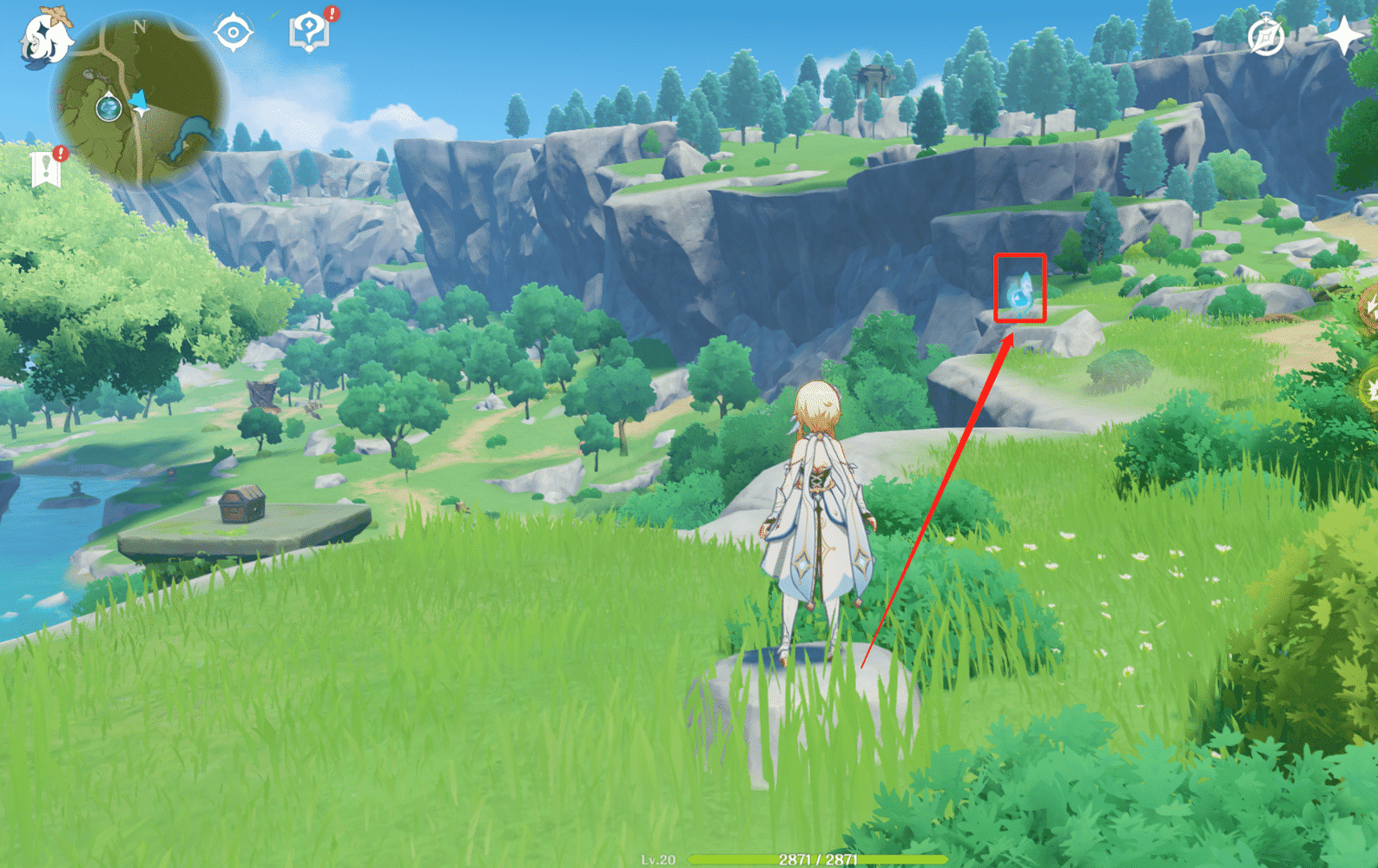 Anemoculus Collection Guide 1 - Windrise/Springvale (#1-#15) Genshin ...