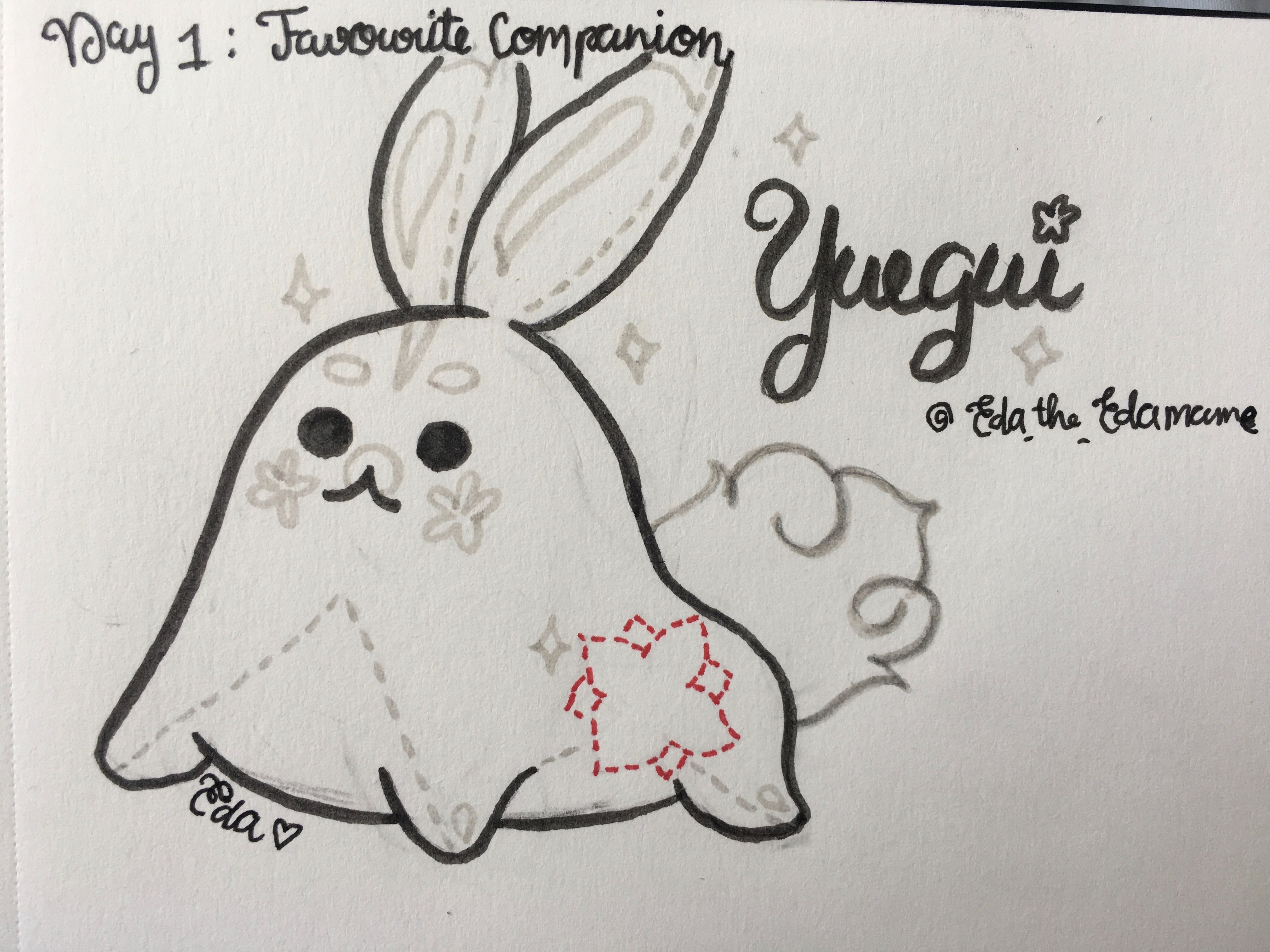 Day 1 - Yuegui 🐰 Genshin Impact | HoYoLAB