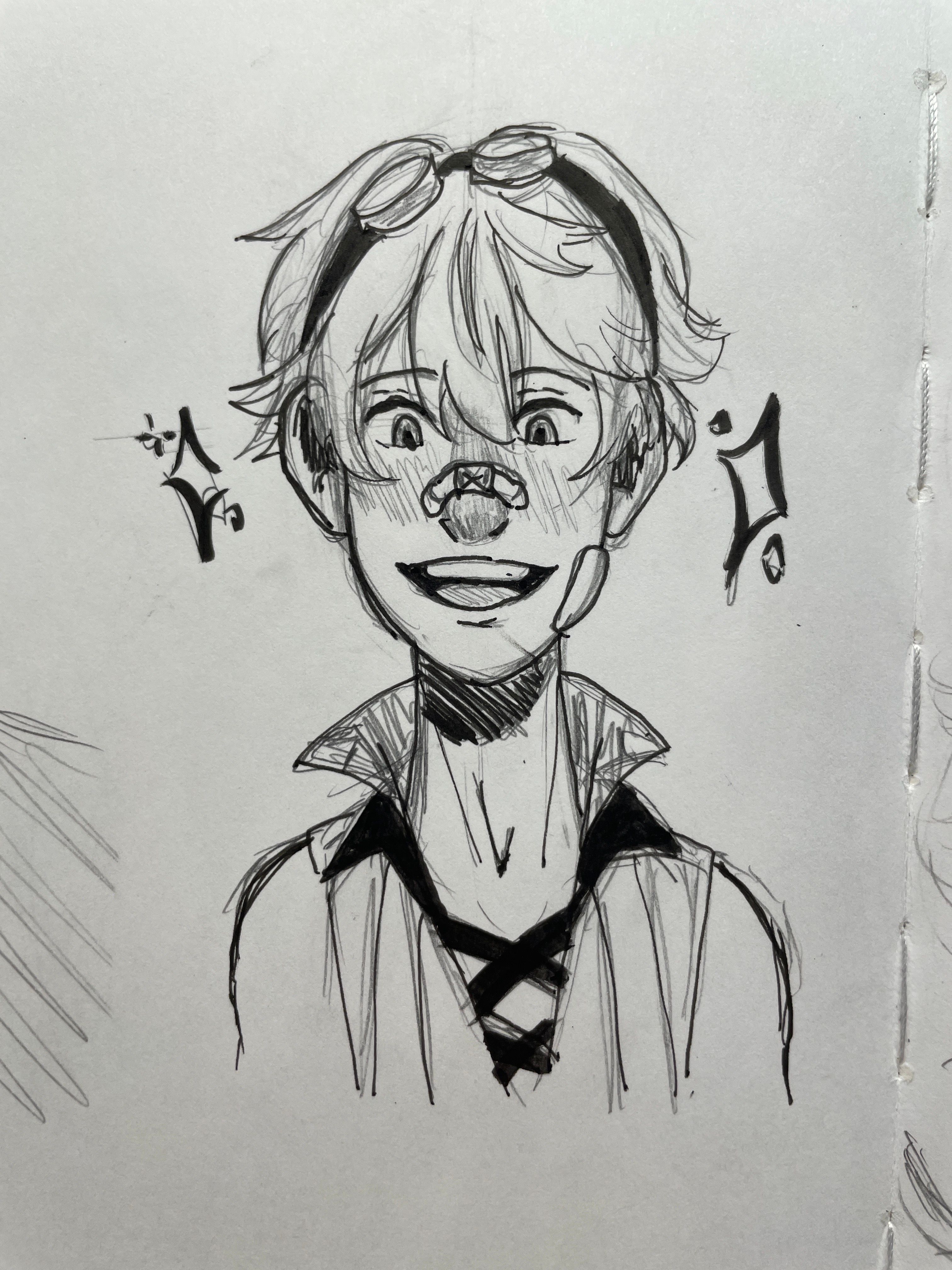 Quick drawing of Bennett I doodled -w- Genshin Impact | HoYoLAB