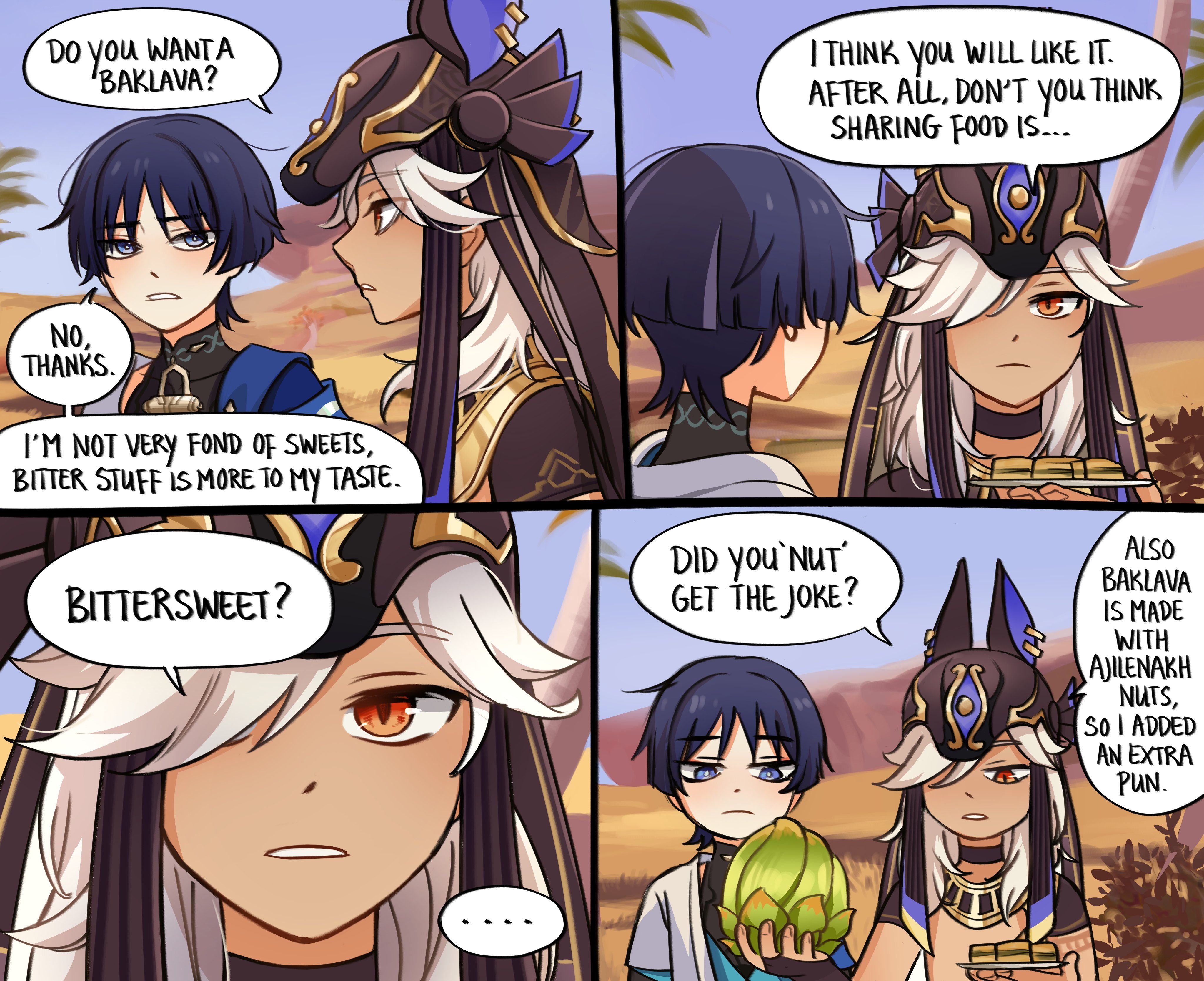 Wanderer Making Friends in Sumeru~! Genshin Impact | HoYoLAB