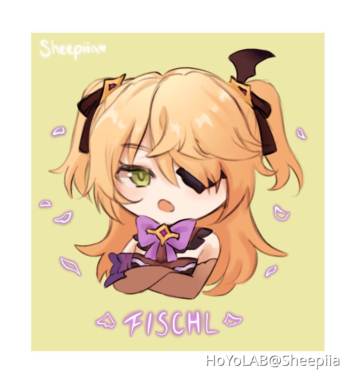 Fischl Chibi Genshin Impact | HoYoLAB