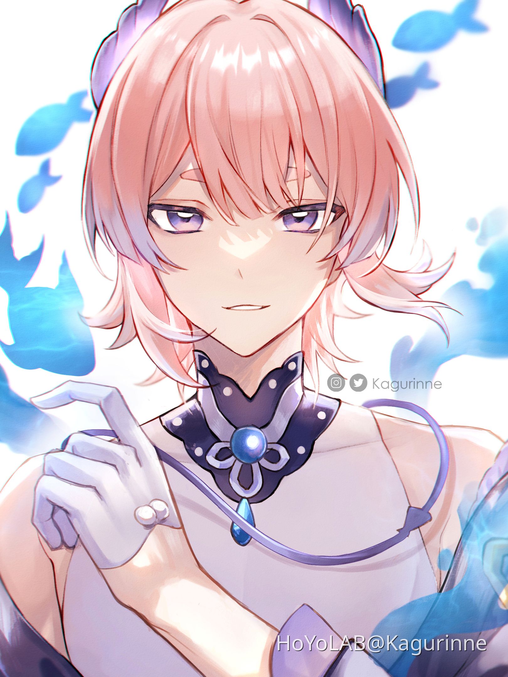 Sangonomiya Kokomi (Male.ver) Genshin Impact | HoYoLAB