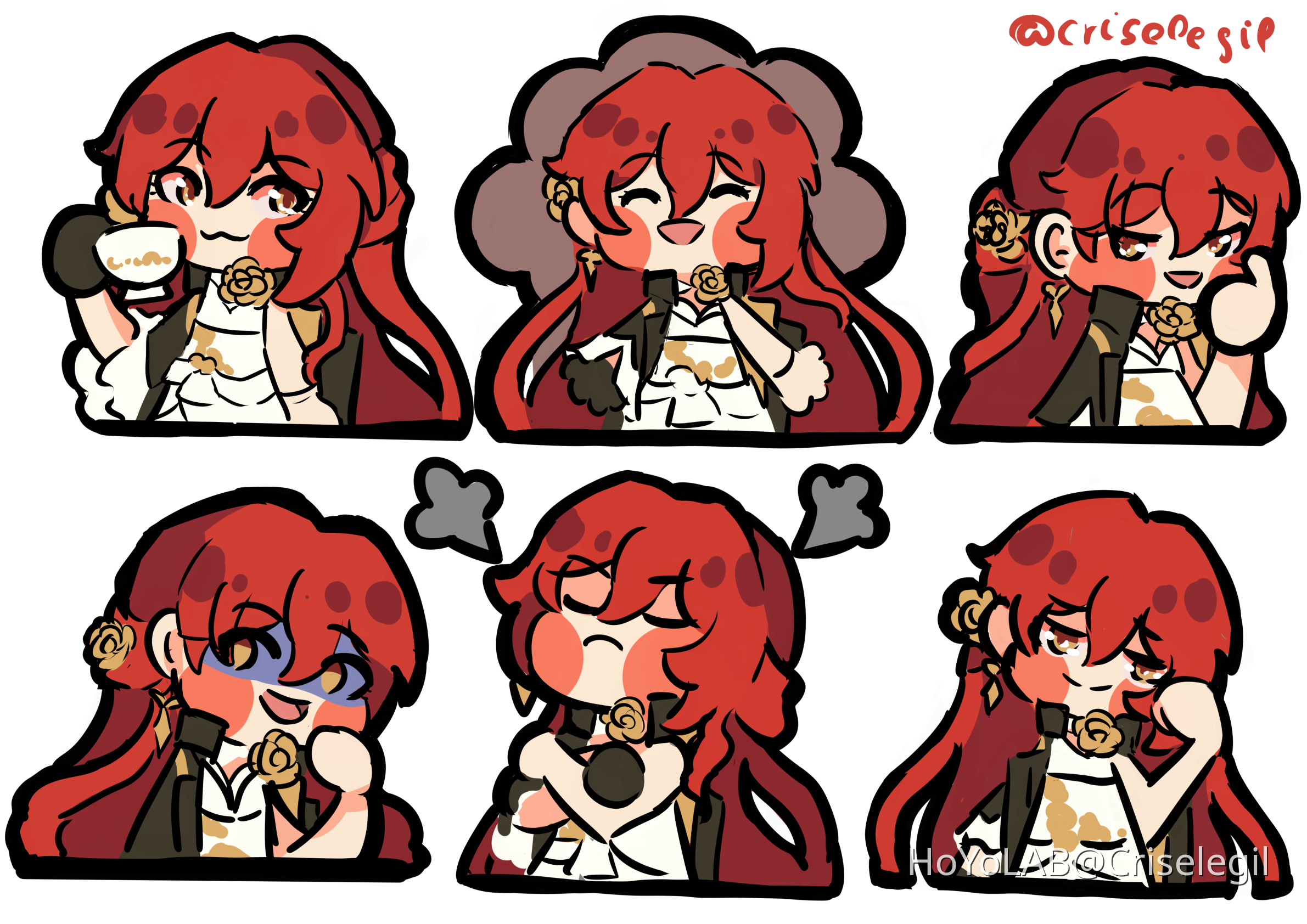 Himeko Stickers! Honkai: Star Rail | HoYoLAB