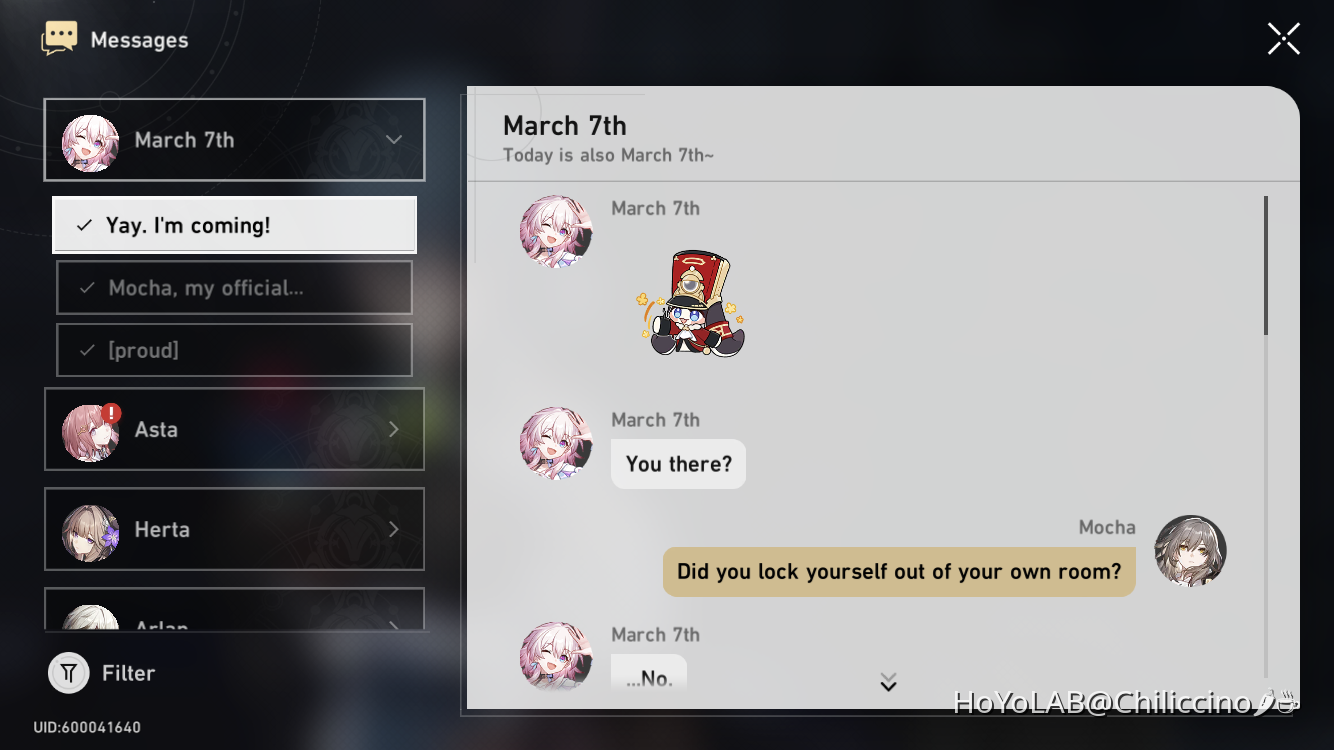 These texts are Amazing🤣 Honkai: Star Rail | HoYoLAB