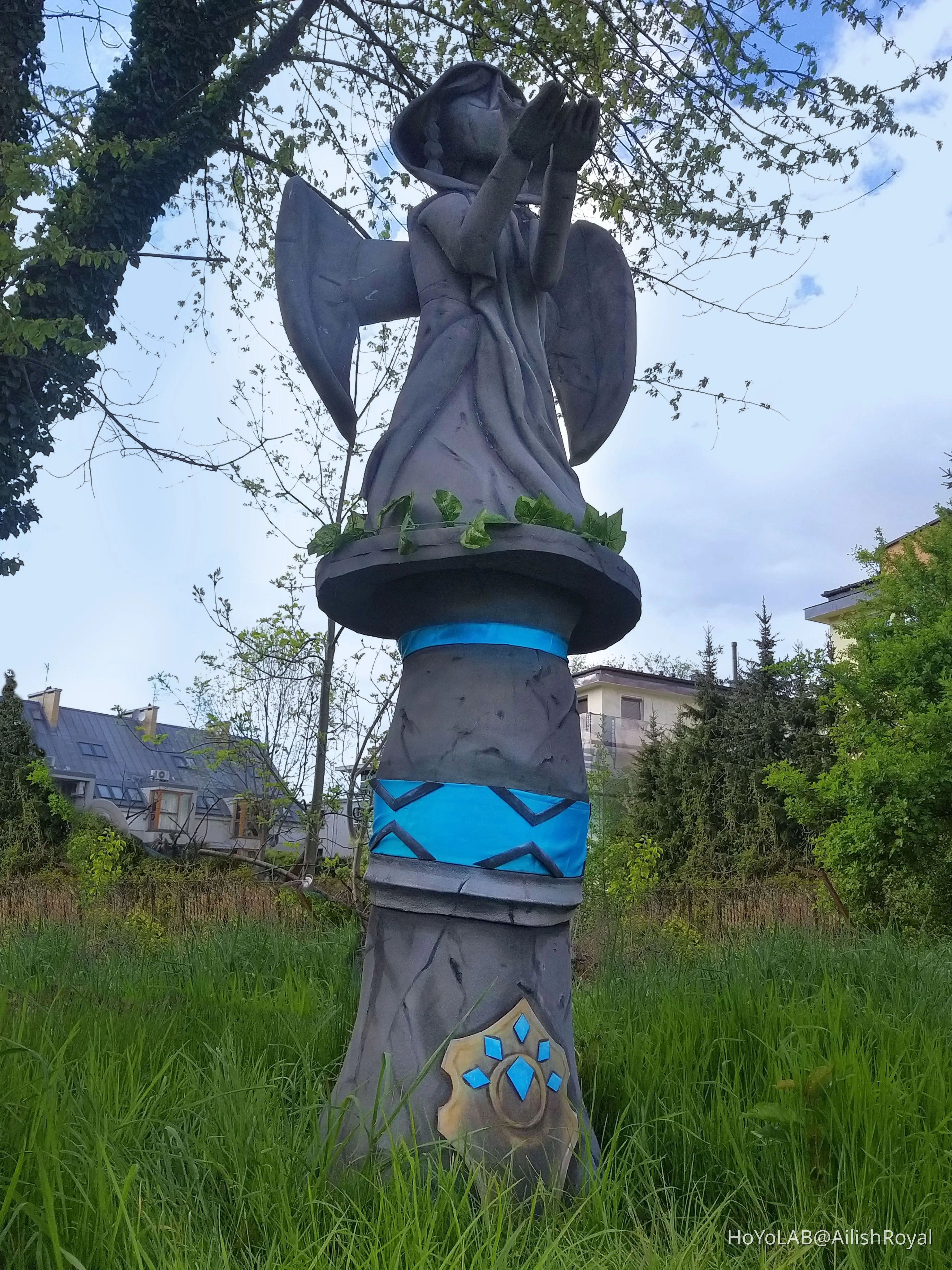 (Almost) Life-sized Statue of the Seven Anemo - Cosplay Prop Genshin ...