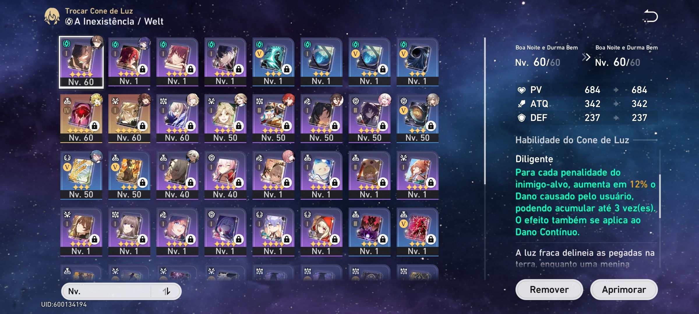 build do meu welt dando 40k no universo simulado Honkai: Star Rail ...