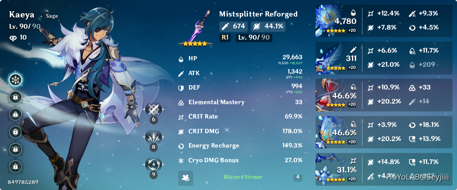 Kaeya Build Genshin Impact | HoYoLAB