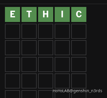wordle part 35 | HoYoLAB