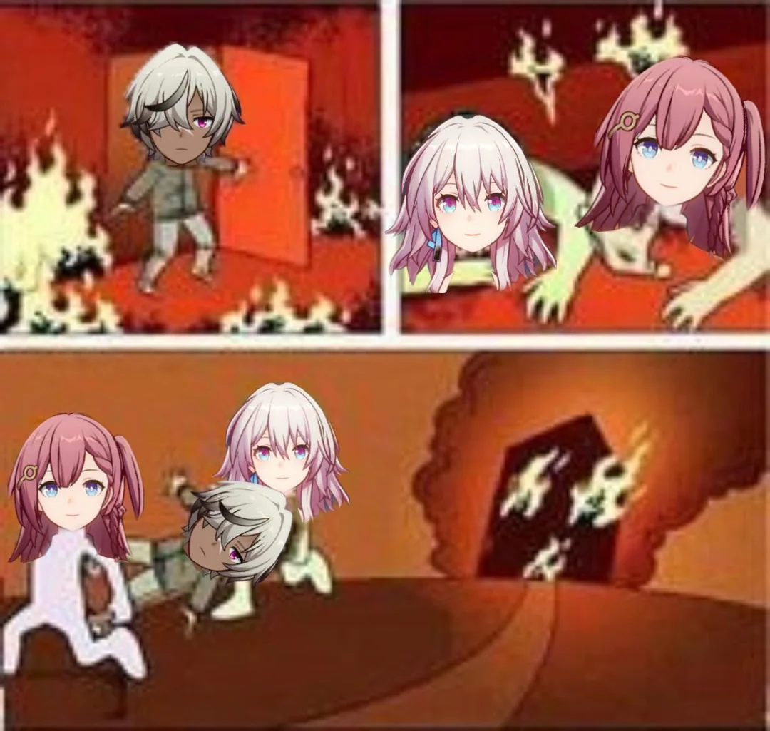 Character dynamics in a fire Honkai: Star Rail | HoYoLAB