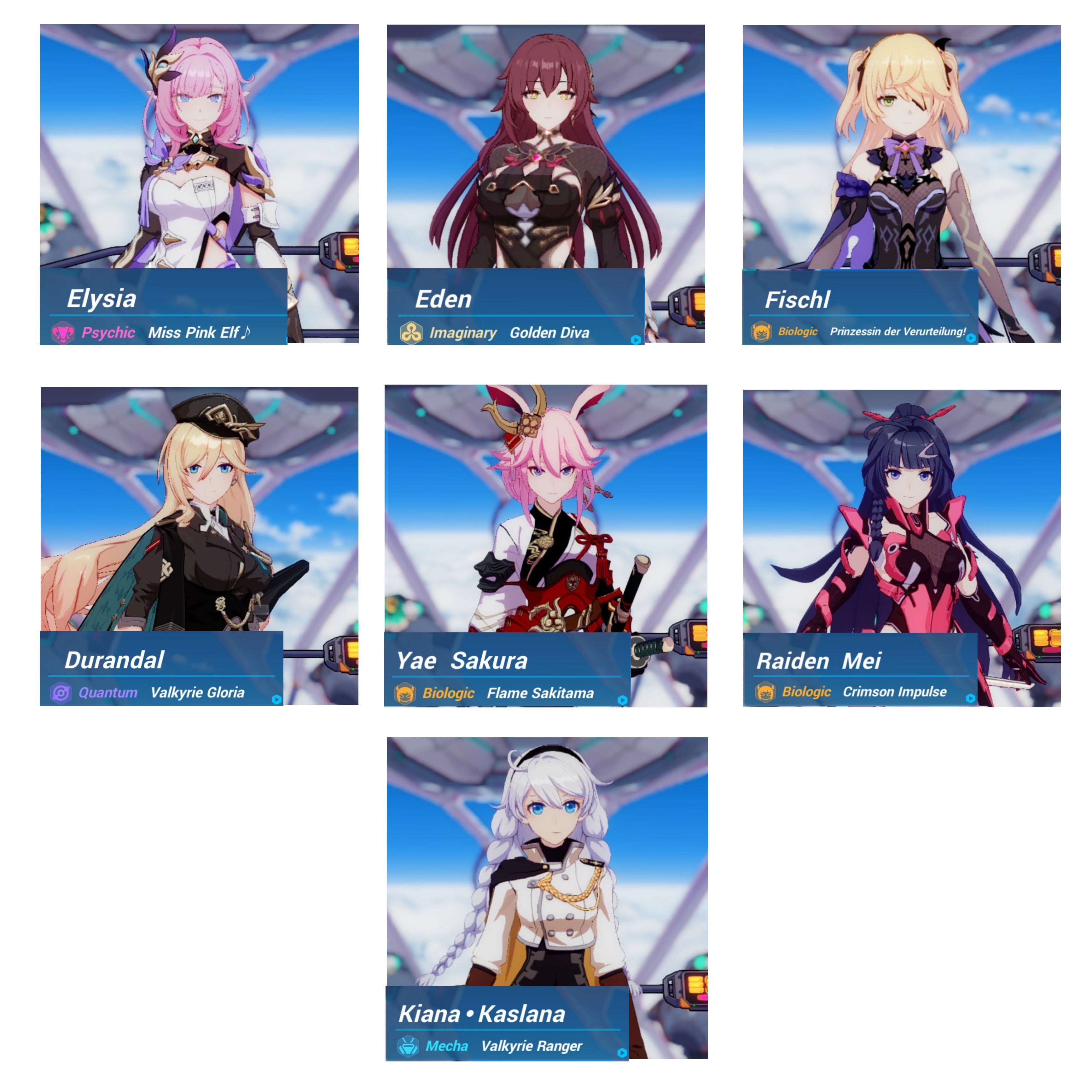 personagens de honkai impact que gostaria muito de ver em honkai star ...