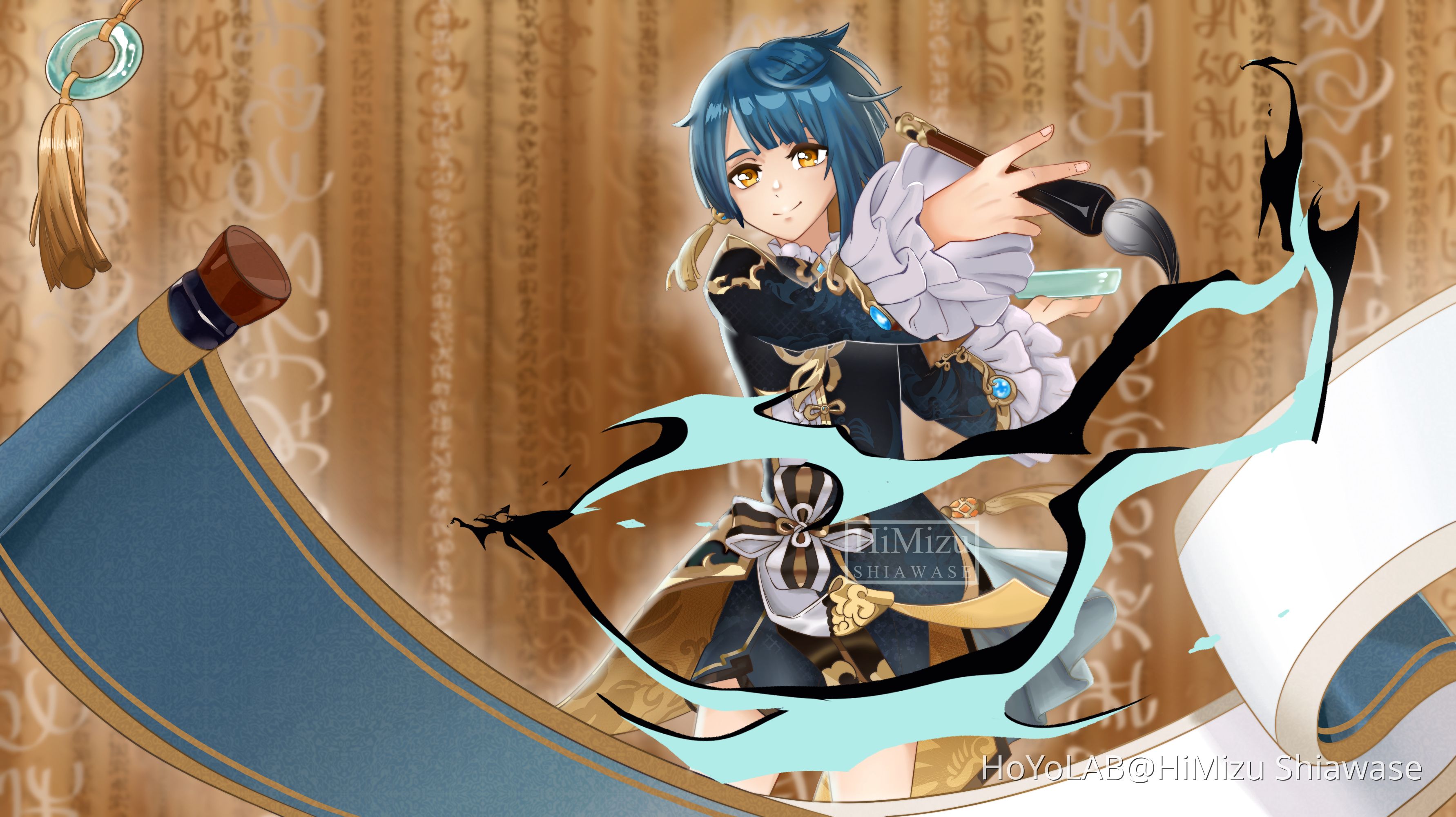 Decided to draw that one water boy Genshin Impact | HoYoLAB