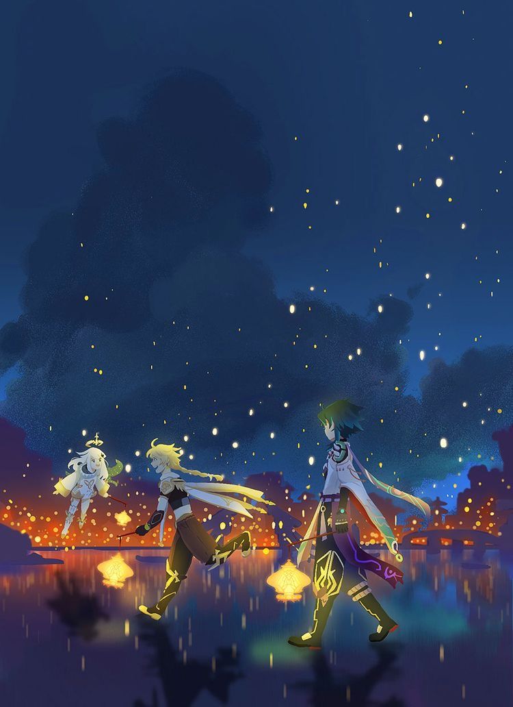 Aether & Xiao Ship Genshin Impact | HoYoLAB