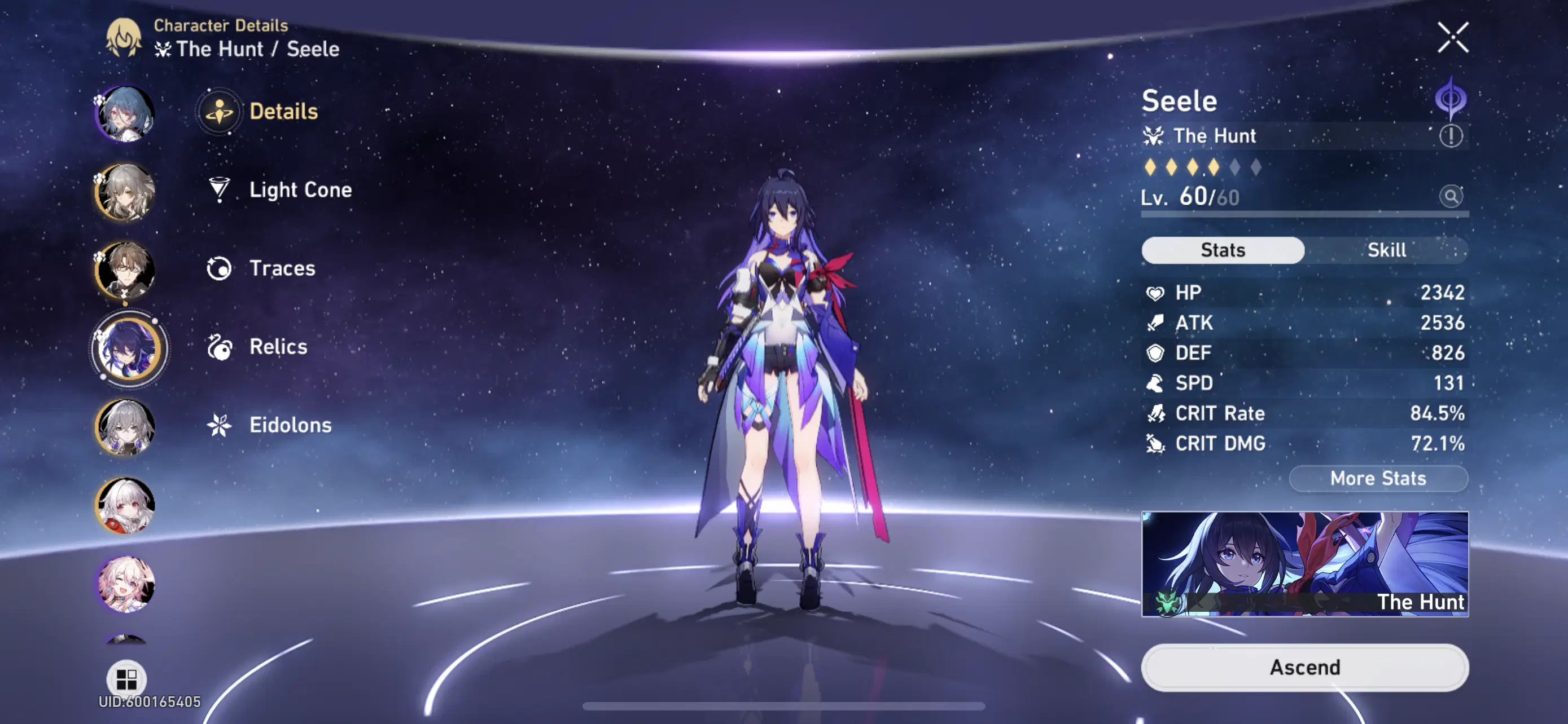 My Seele Build and Stats Honkai: Star Rail | HoYoLAB