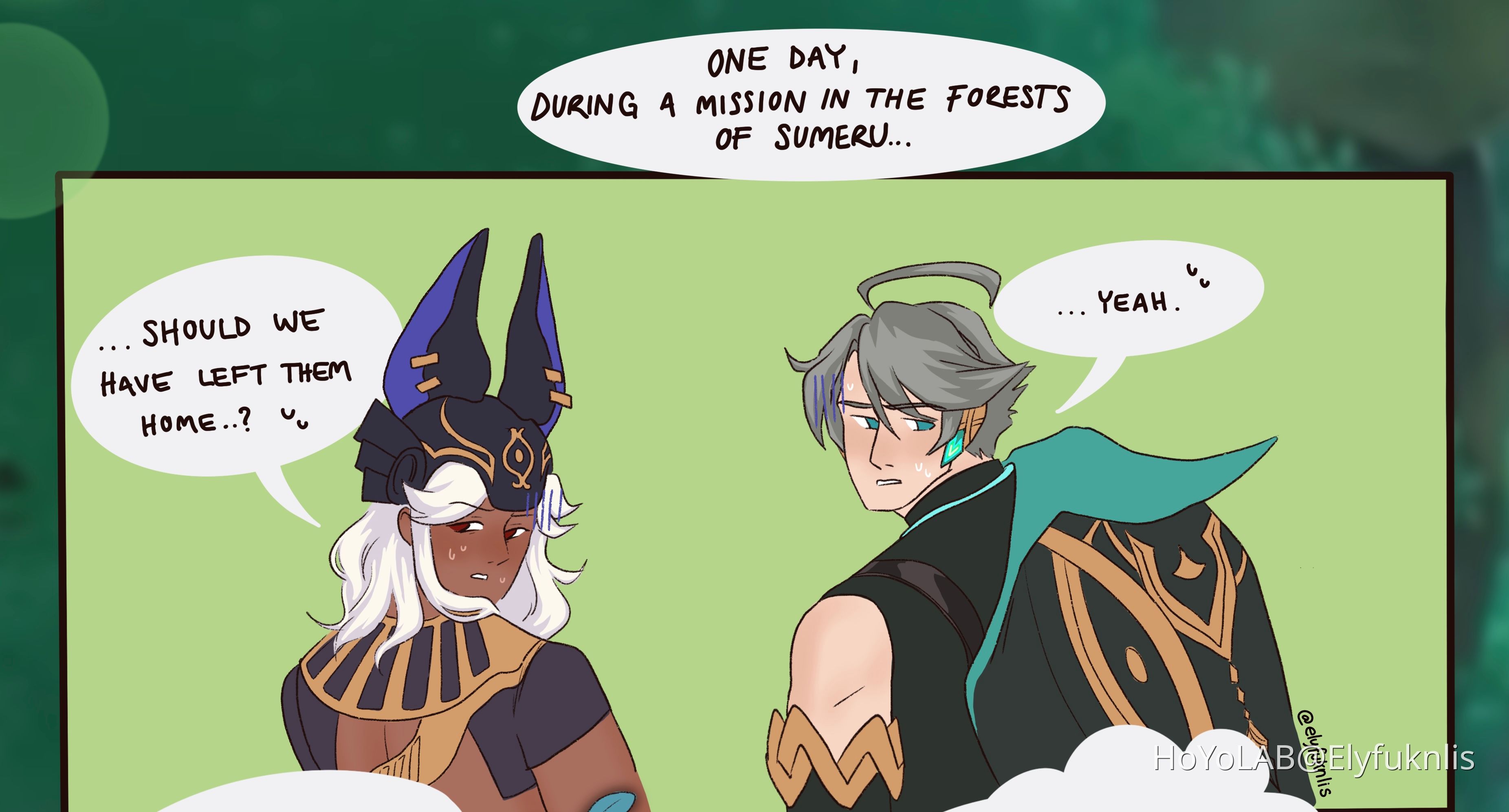 Kaveh and Tighnari, the disney princesses of genshin Genshin Impact ...