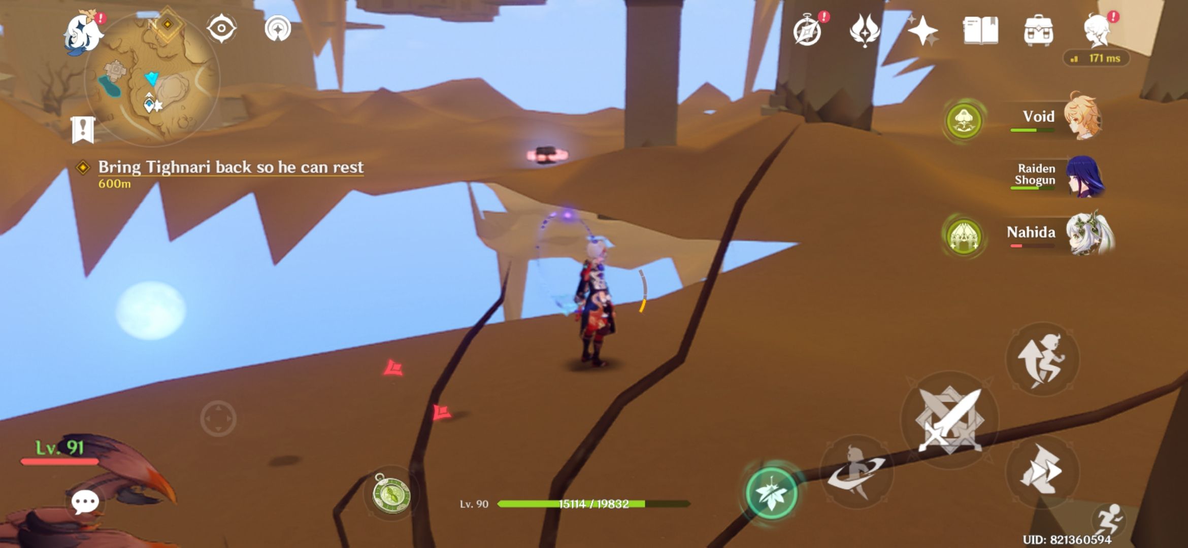 The only good thing about playing on mobile Genshin Impact | HoYoLAB