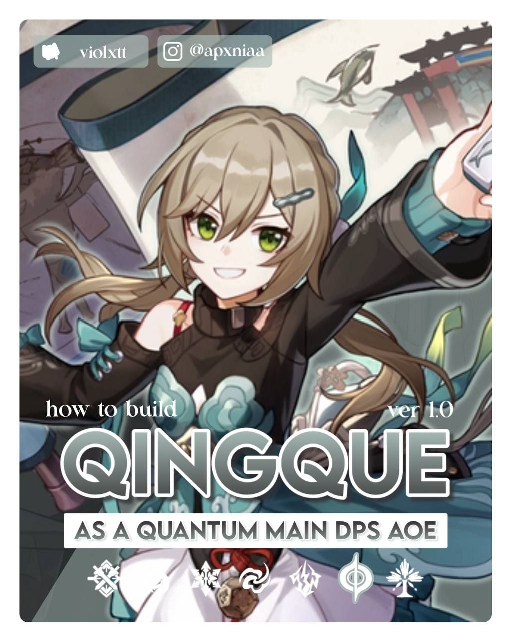 [ VER 1.0 ] Build for Qingque Honkai: Star Rail | HoYoLAB
