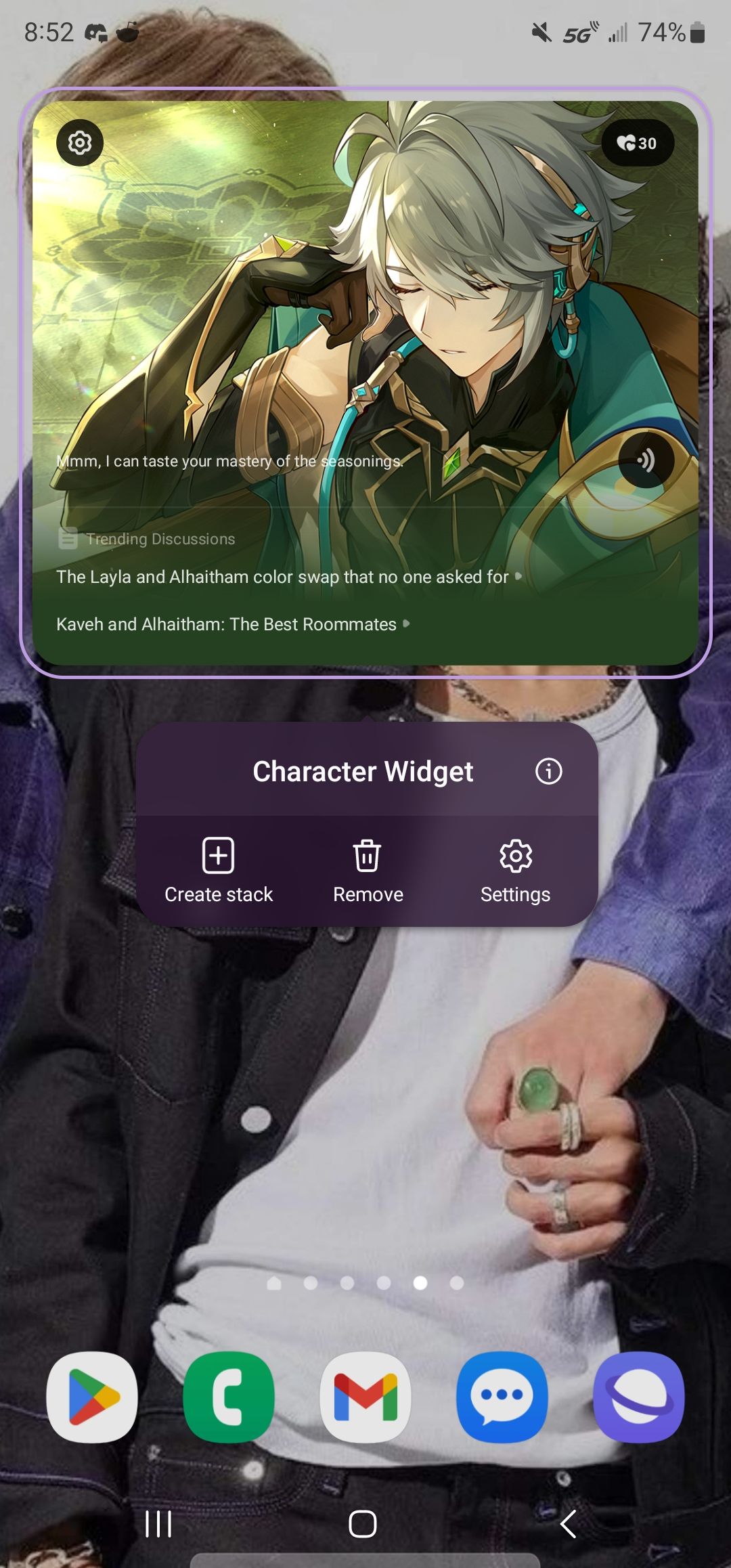 Companion widget size changed? | HoYoLAB