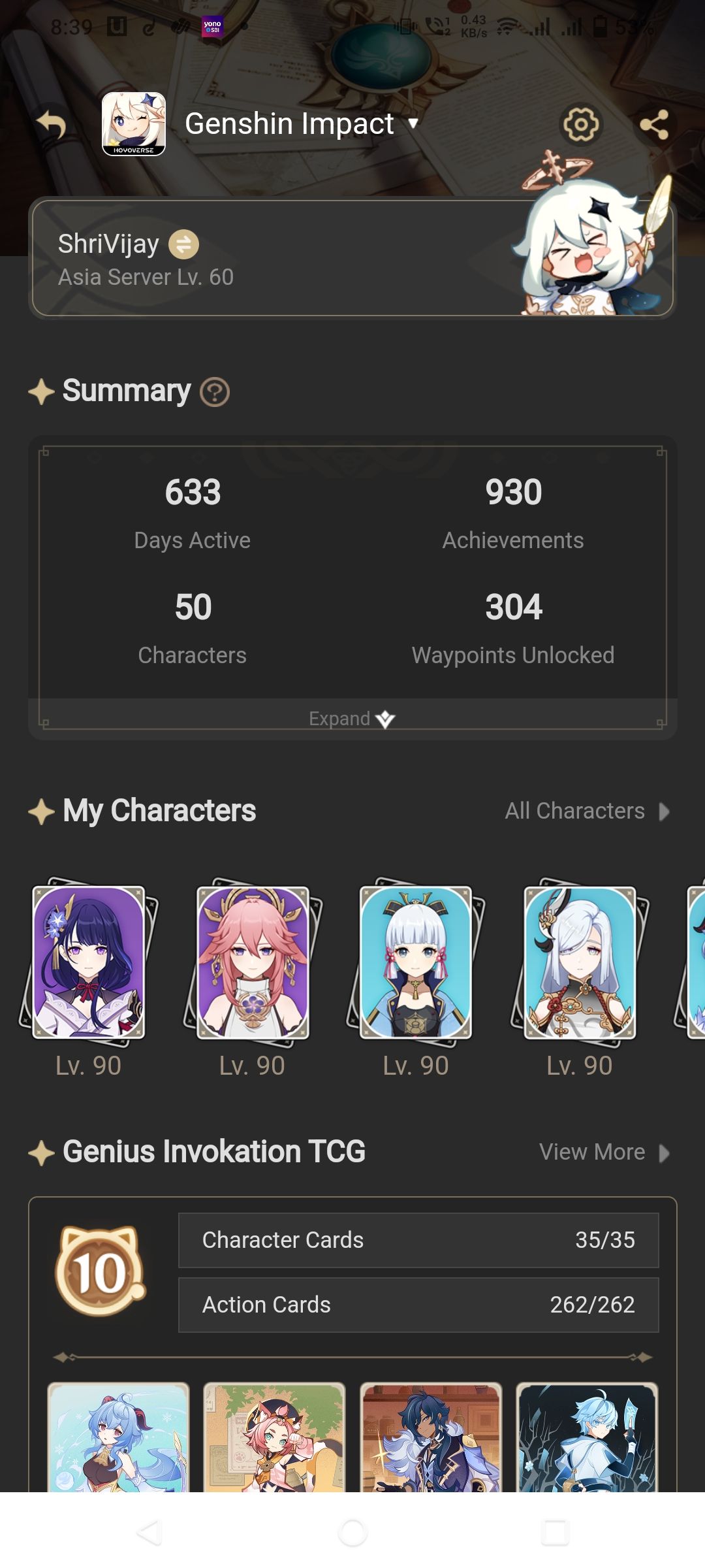 What's Your Highest Achievement Count ? Genshin Impact | HoYoLAB