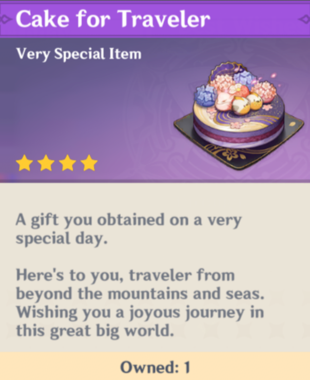 Happy Birthday Traveler 🥳🎉. Genshin Impact | HoYoLAB