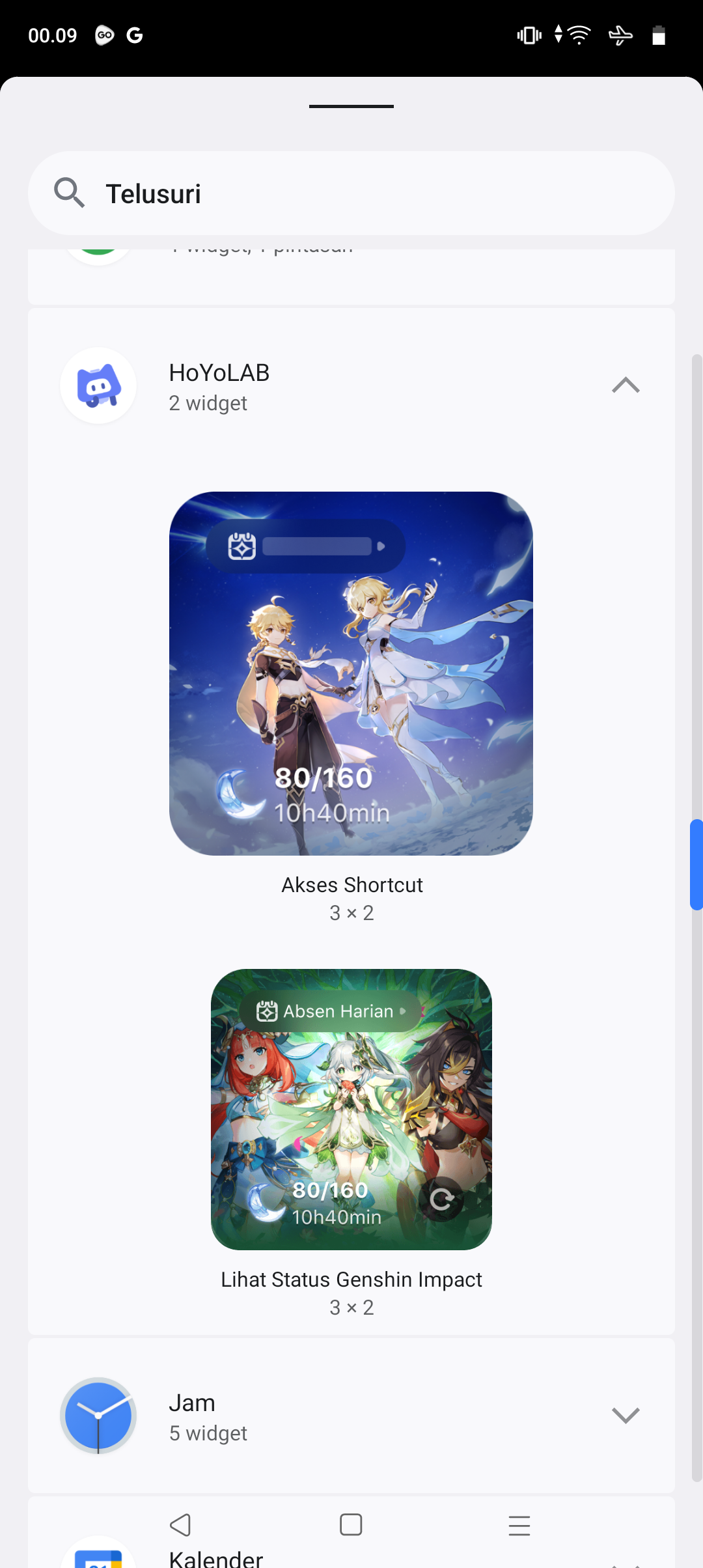ada yang tau? kenapa widget hoyolab saya cuma ada 2? gimana cara atasinya ya? | HoYoLAB