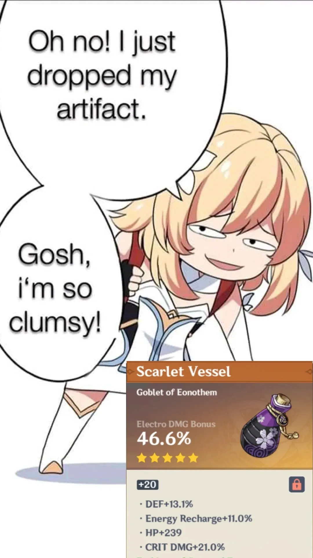 Artifact for my electro mommy (raiden shogun) 🫠 Genshin Impact | HoYoLAB