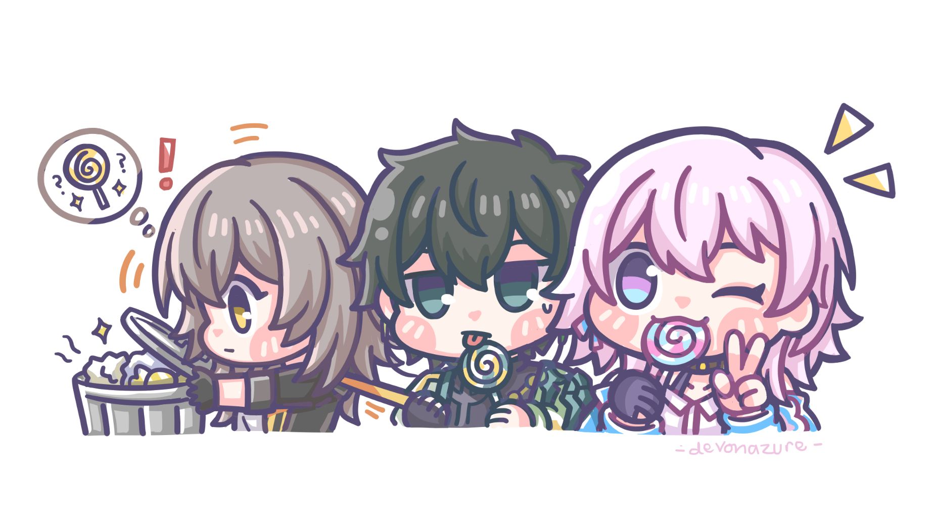 The Trio Chibis, Lollipop Candy Time! Honkai: Star Rail | HoYoLAB