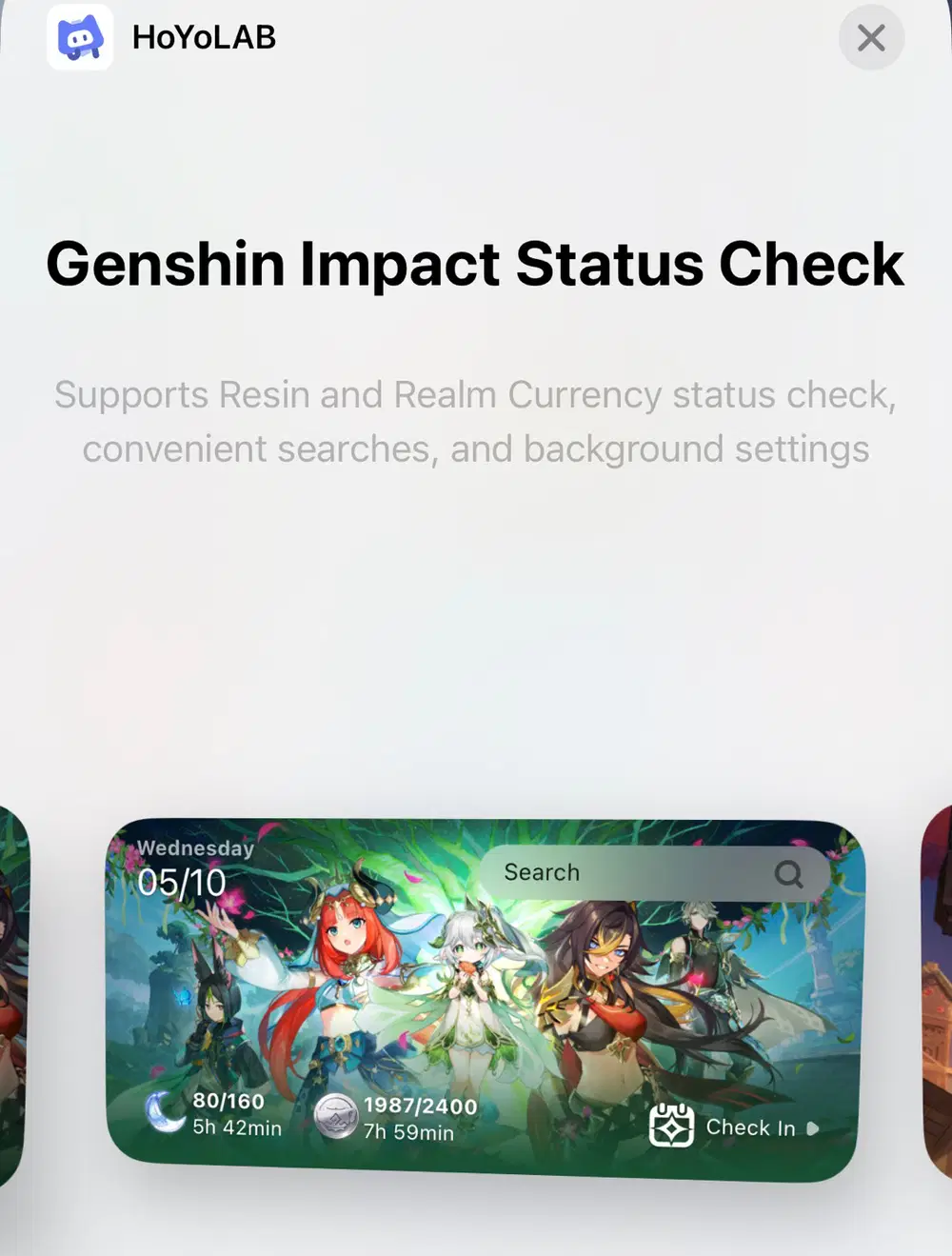 HoYoLAB Genshin Impact Widget Usage Guide! | HoYoLAB